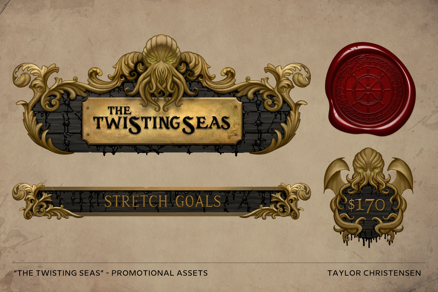 Illustration - The Twisting Seas - Taylor Christensen