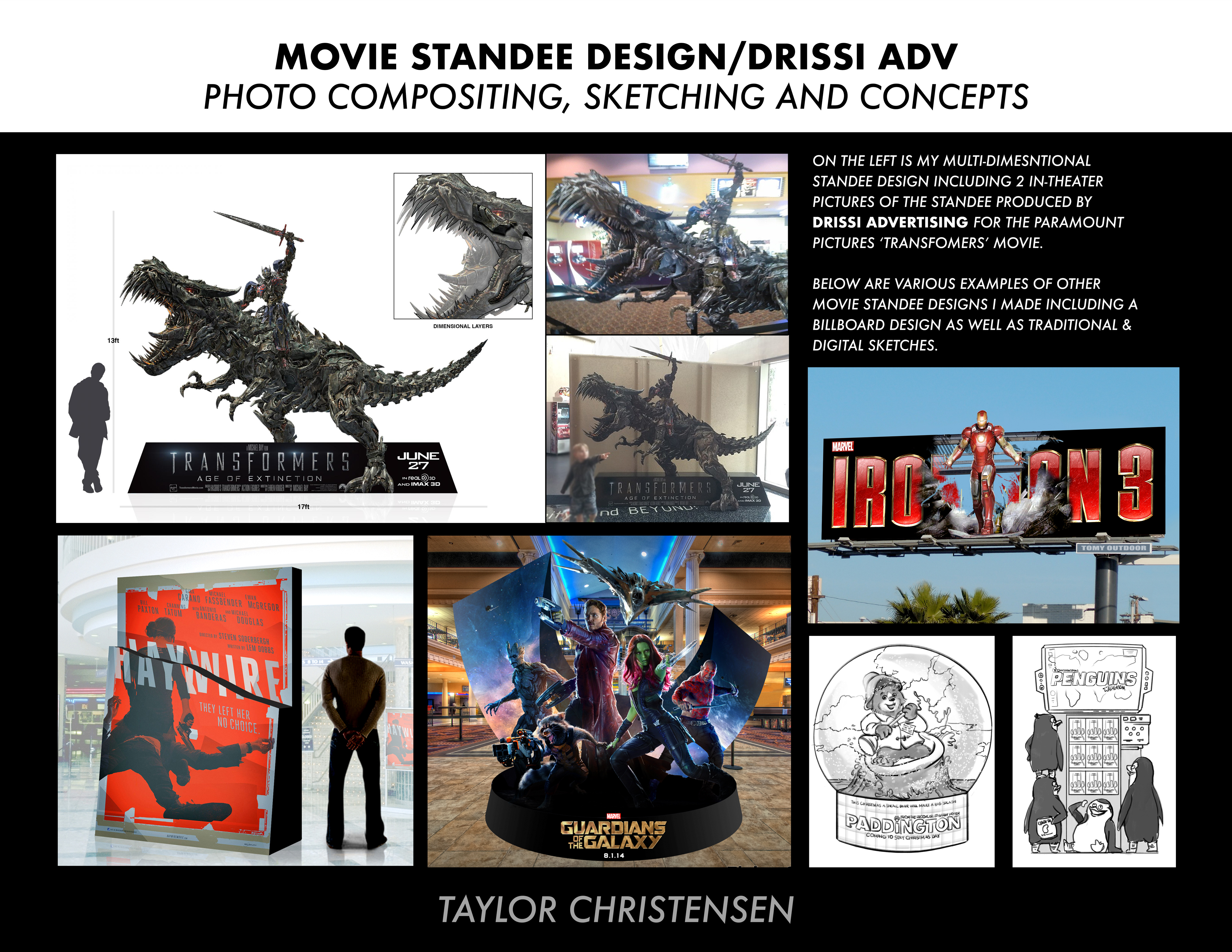 Movie Standee Design - Taylor Christensen