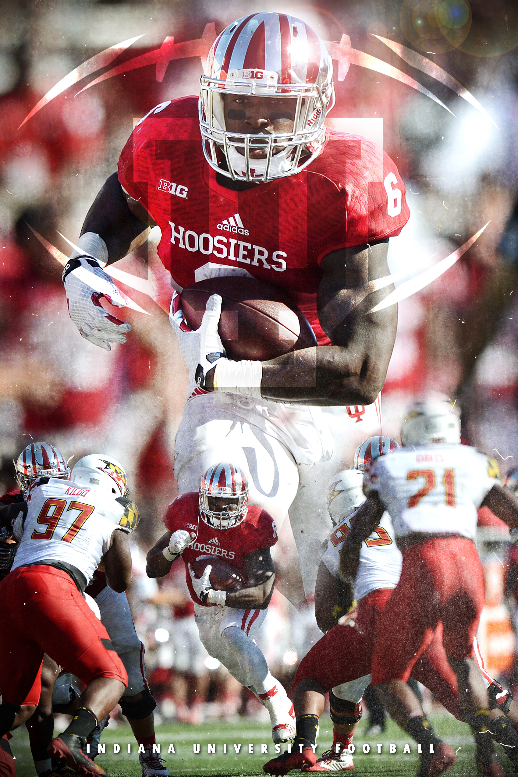 IU Football Graphics & Photography