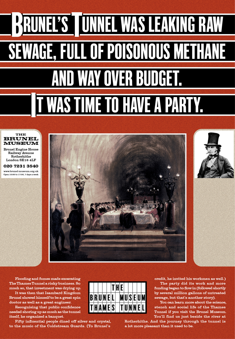 The Brunel Museum – Posters, Print, Branding - John Silver. Writer ...