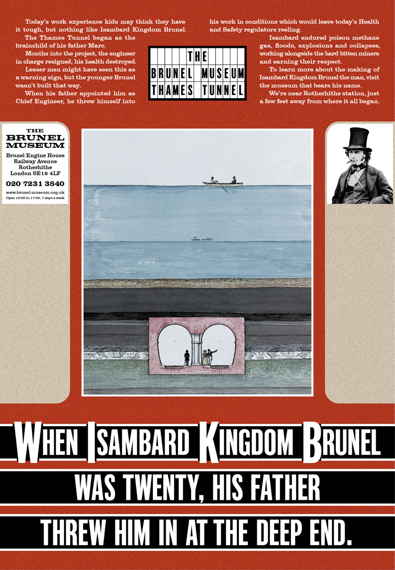The Brunel Museum – Posters, Print, Branding - John Silver. Writer ...