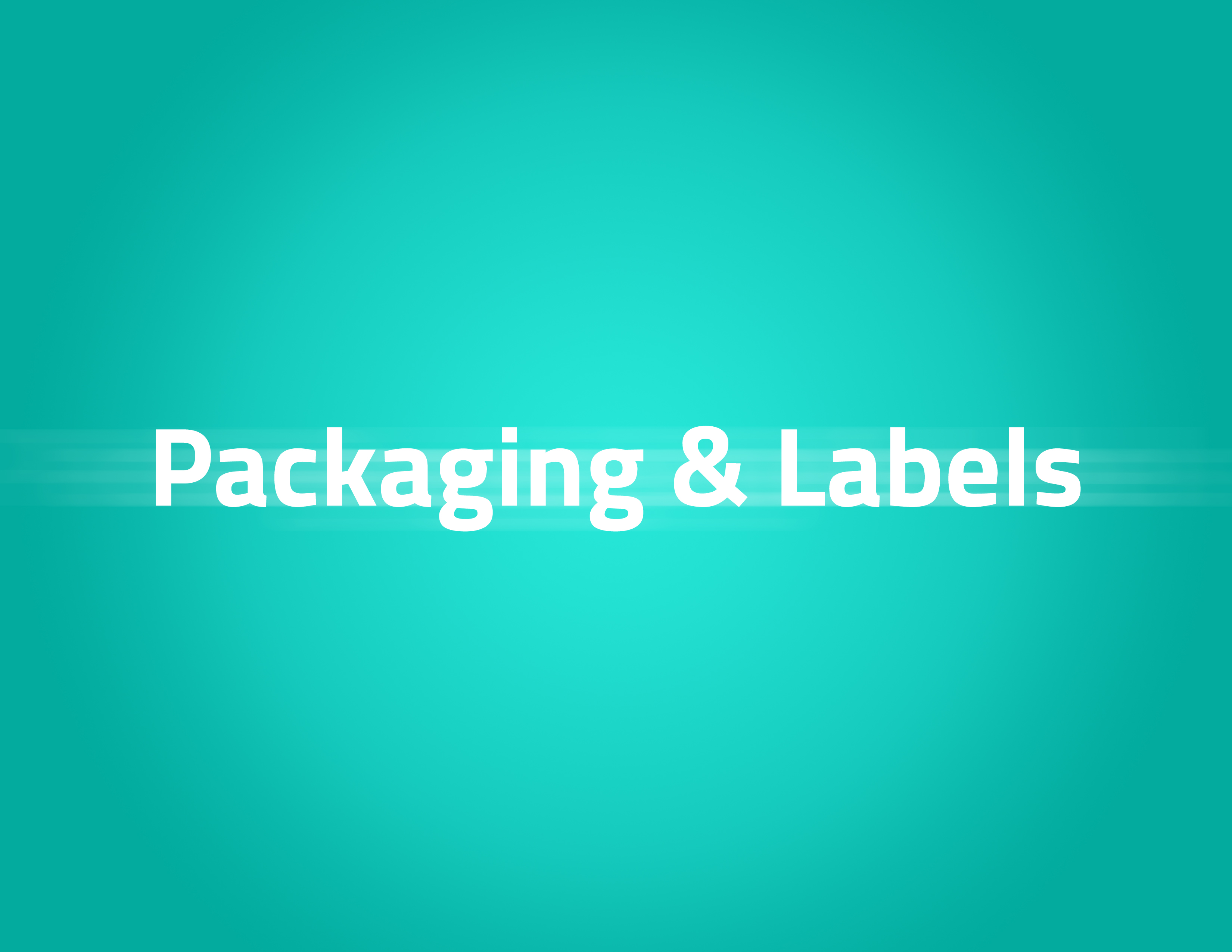 PACKAGING & LABELS - Graphic Design & Illustration