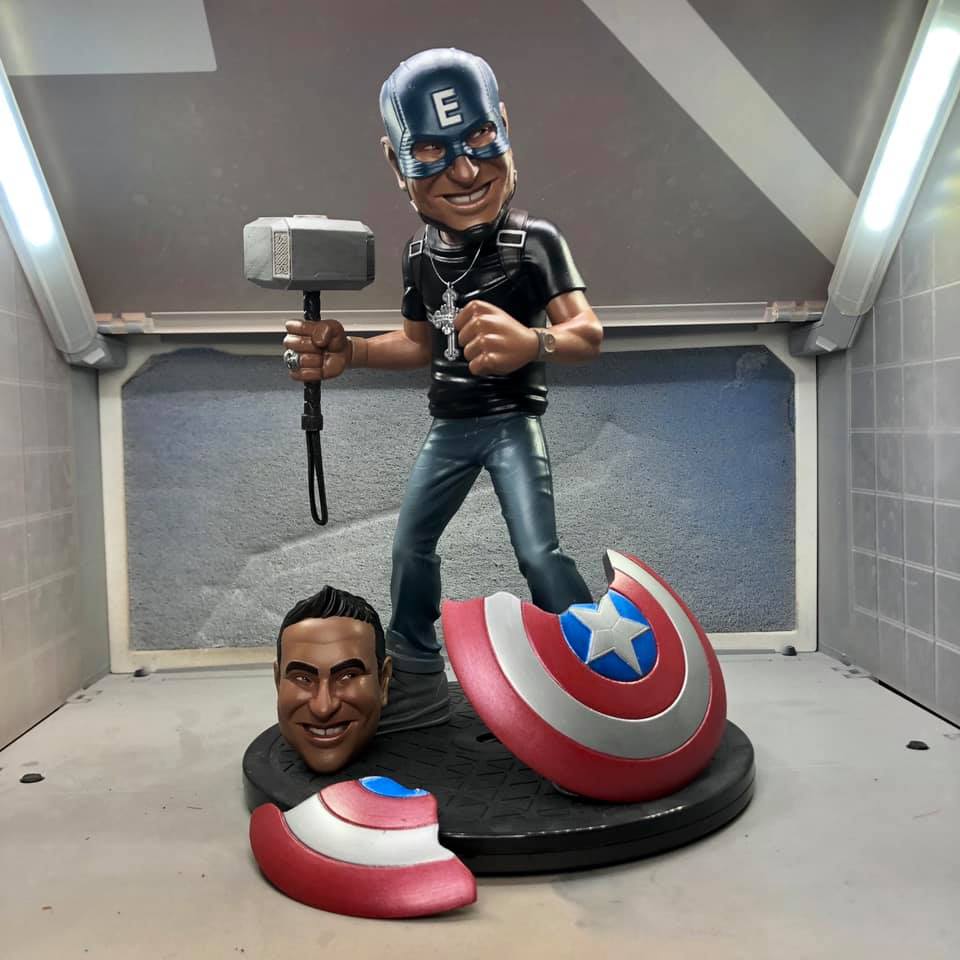 CAPTAIN EGGIE 10" TOY COMISSION - IAN REYES