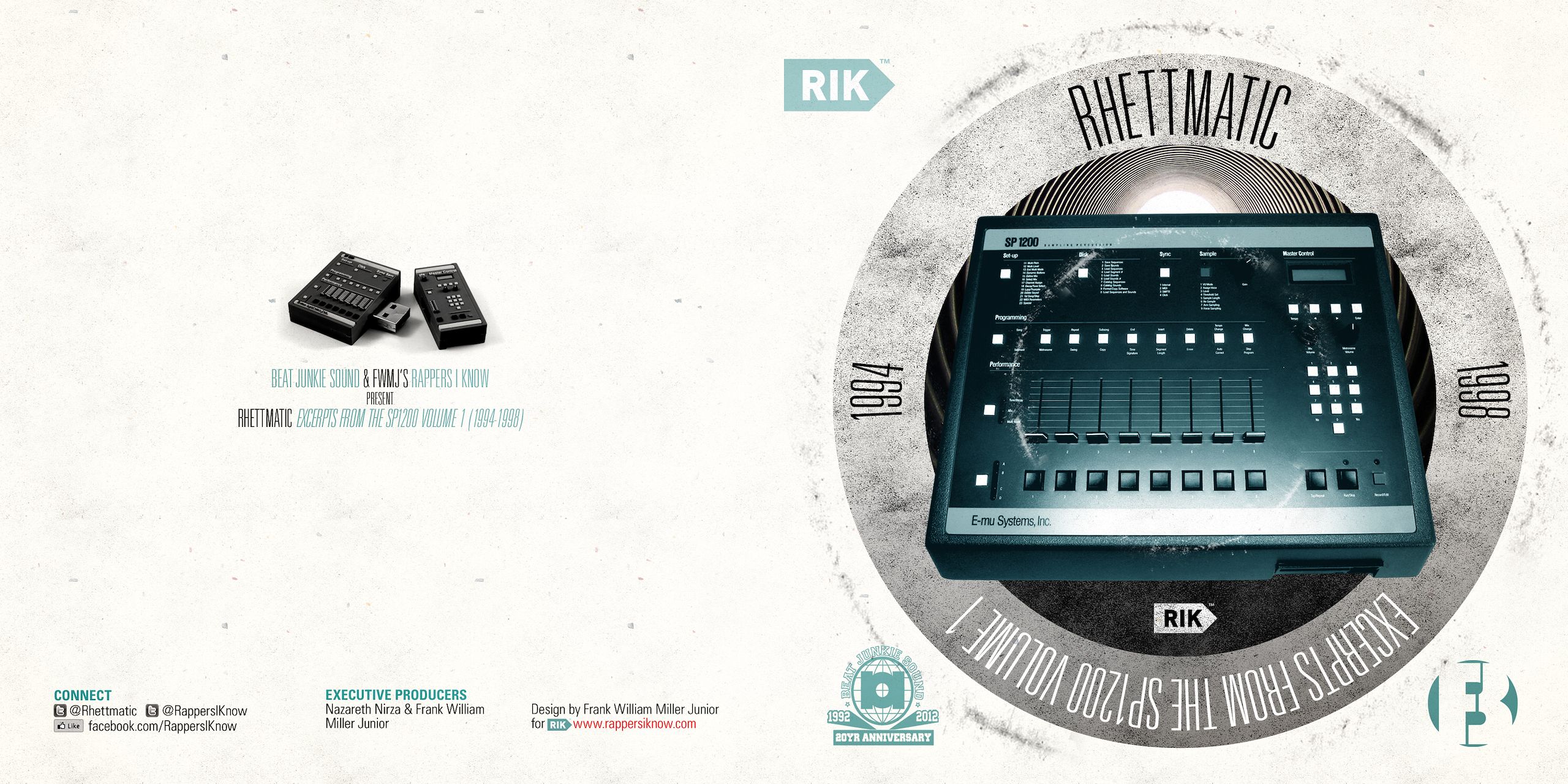 DJ Rhettmatic — Excerpts From The SP1200 Volume 1 (1994 - 1998) - FWMJ