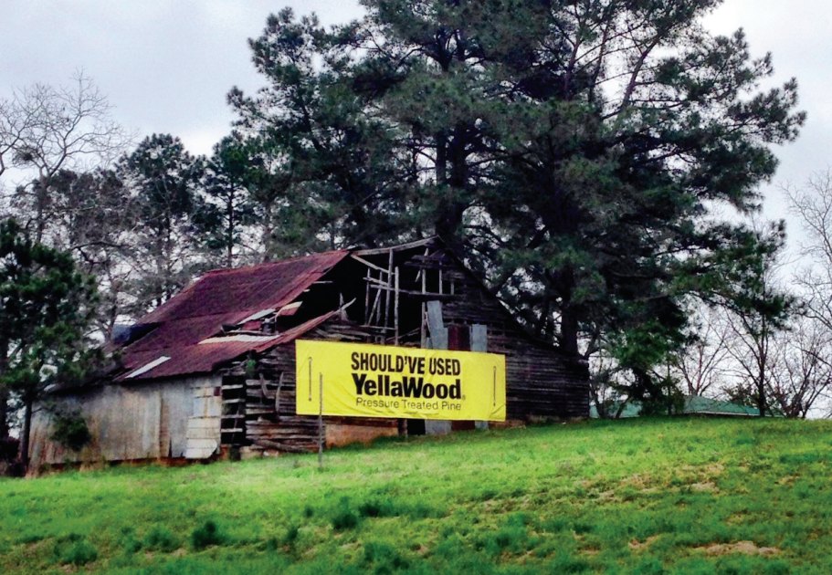 YellaWood OOH - Kevin Corfield - Creative Director/Writer