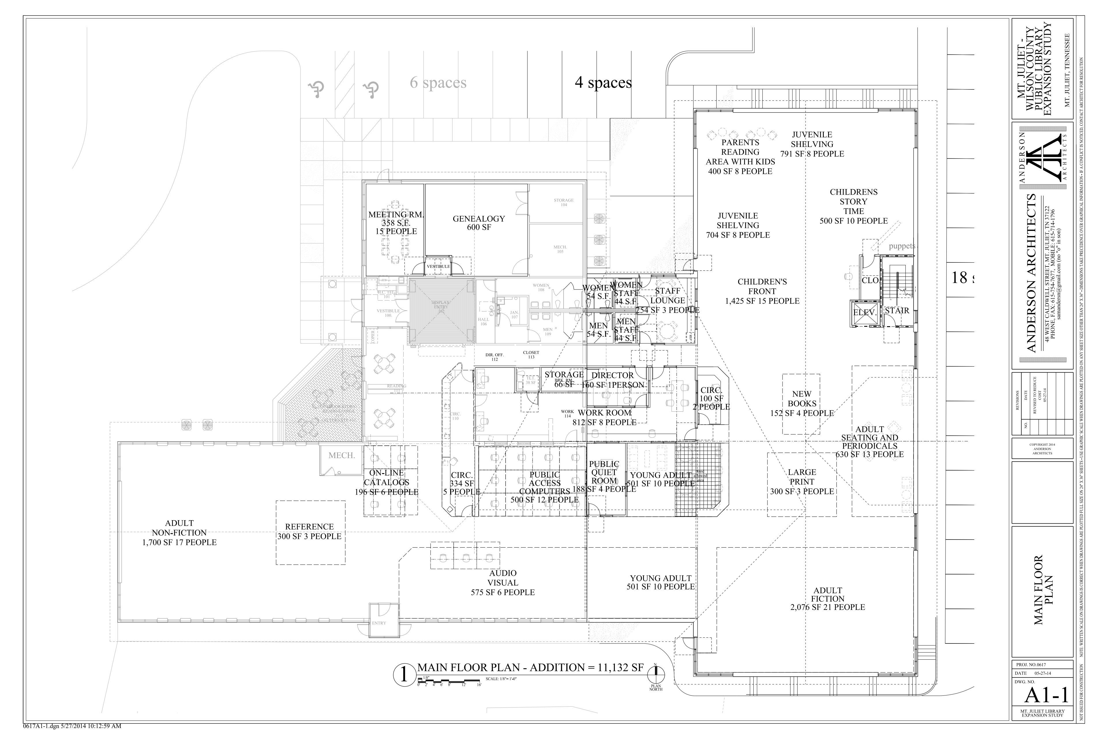Mount Juliet Library Addition - Anderson Architects, PLLC