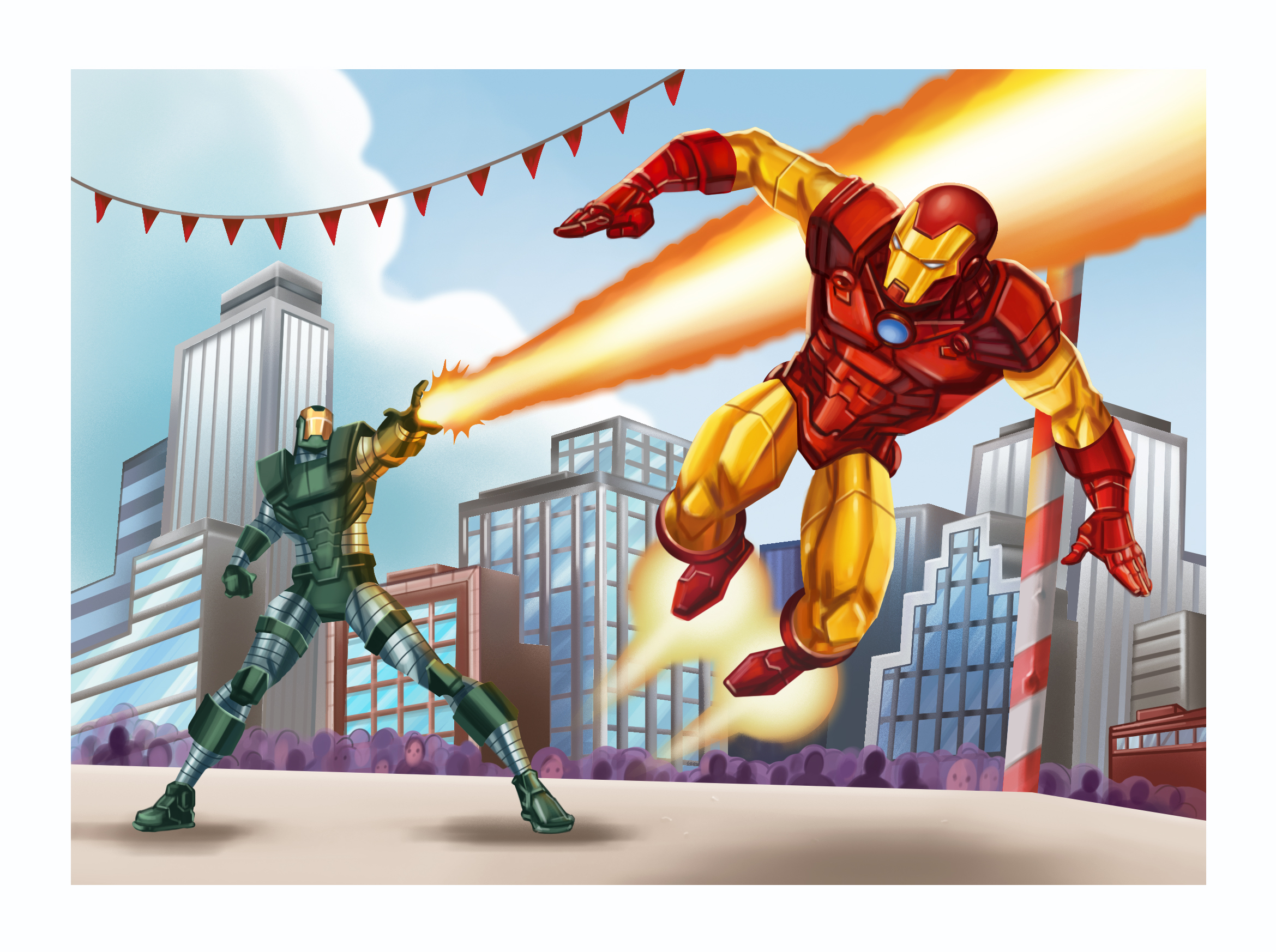 Ironman Vs Titanium Man