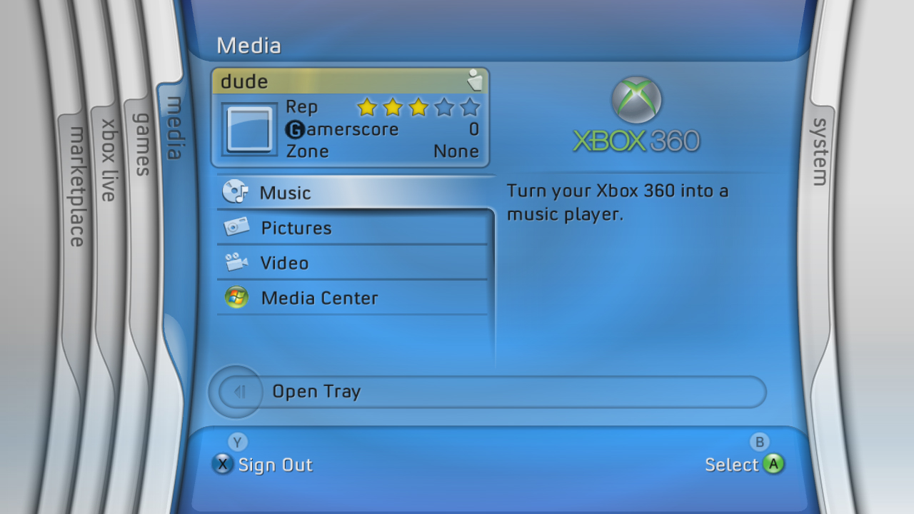 Xbox 360 Dash - C.J. Ramos