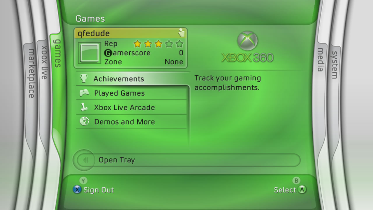 Xbox 360 Dash - C.J. Ramos