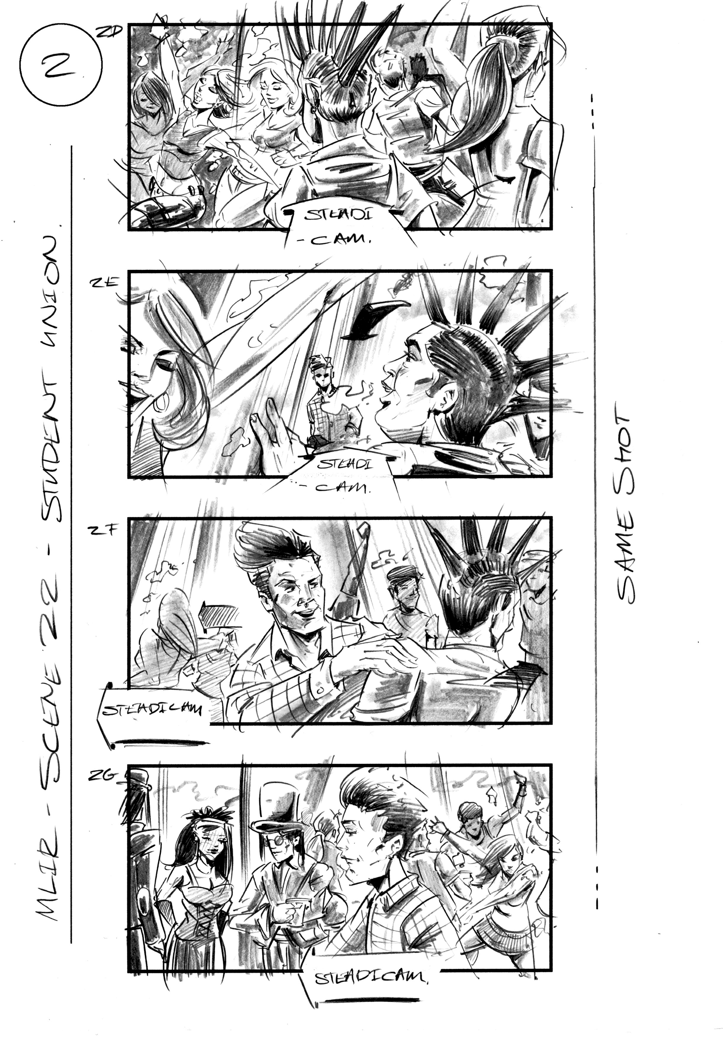 FEATURE FILM STORYBOARDS - JOHN COLEBOURN: ILLUSTRATION