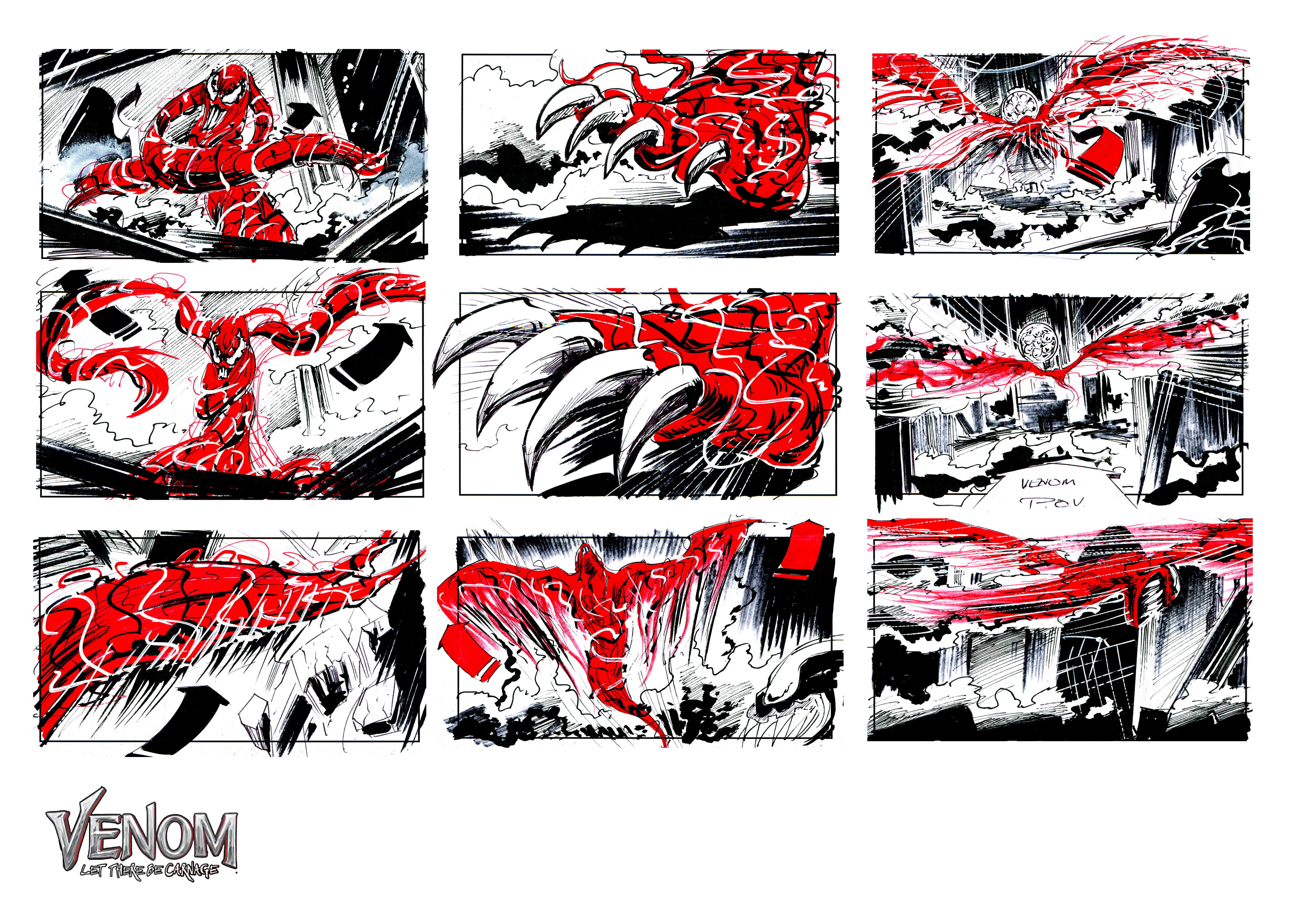 FEATURE FILM STORYBOARDS - JOHN COLEBOURN: ILLUSTRATION