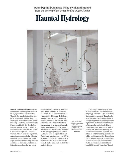 Dominique White Feature - Eric Otieno Sumba