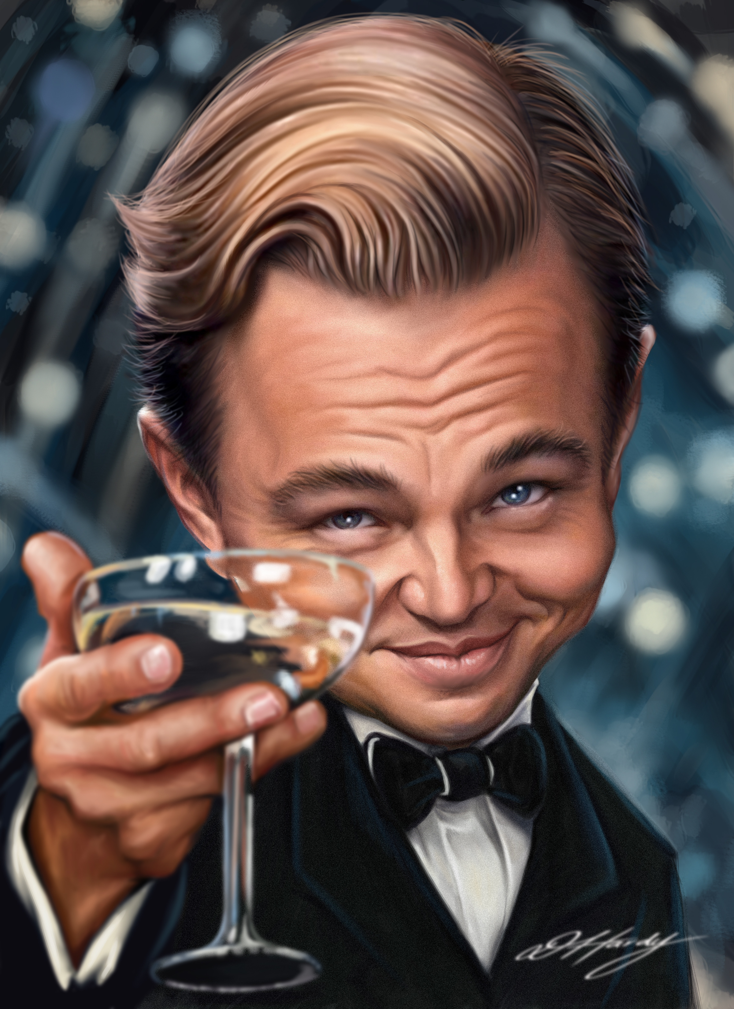 Caricatures Of Celebrities 60 Photos - Moonagedaydream.film