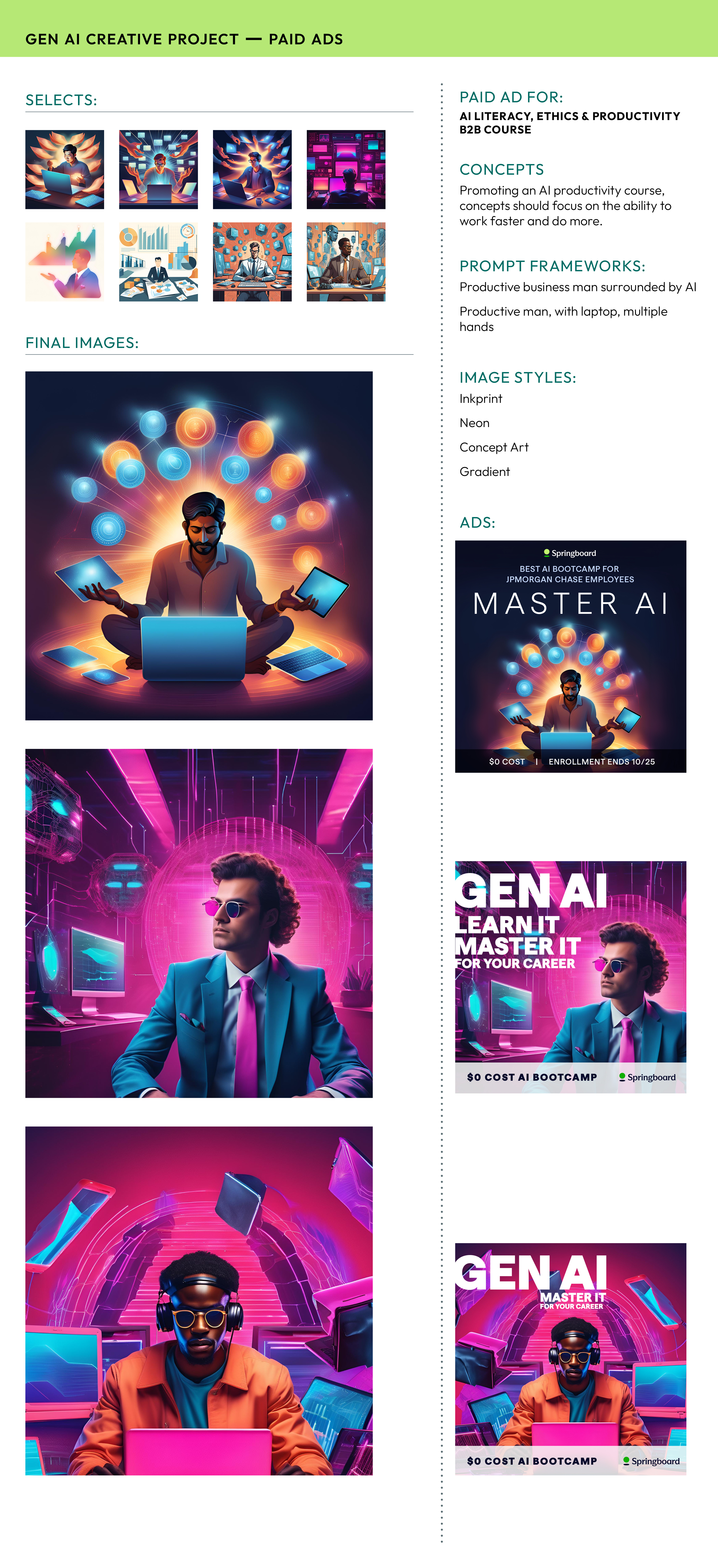 Creative Influenced by Generative AI Tools - Brad Reid