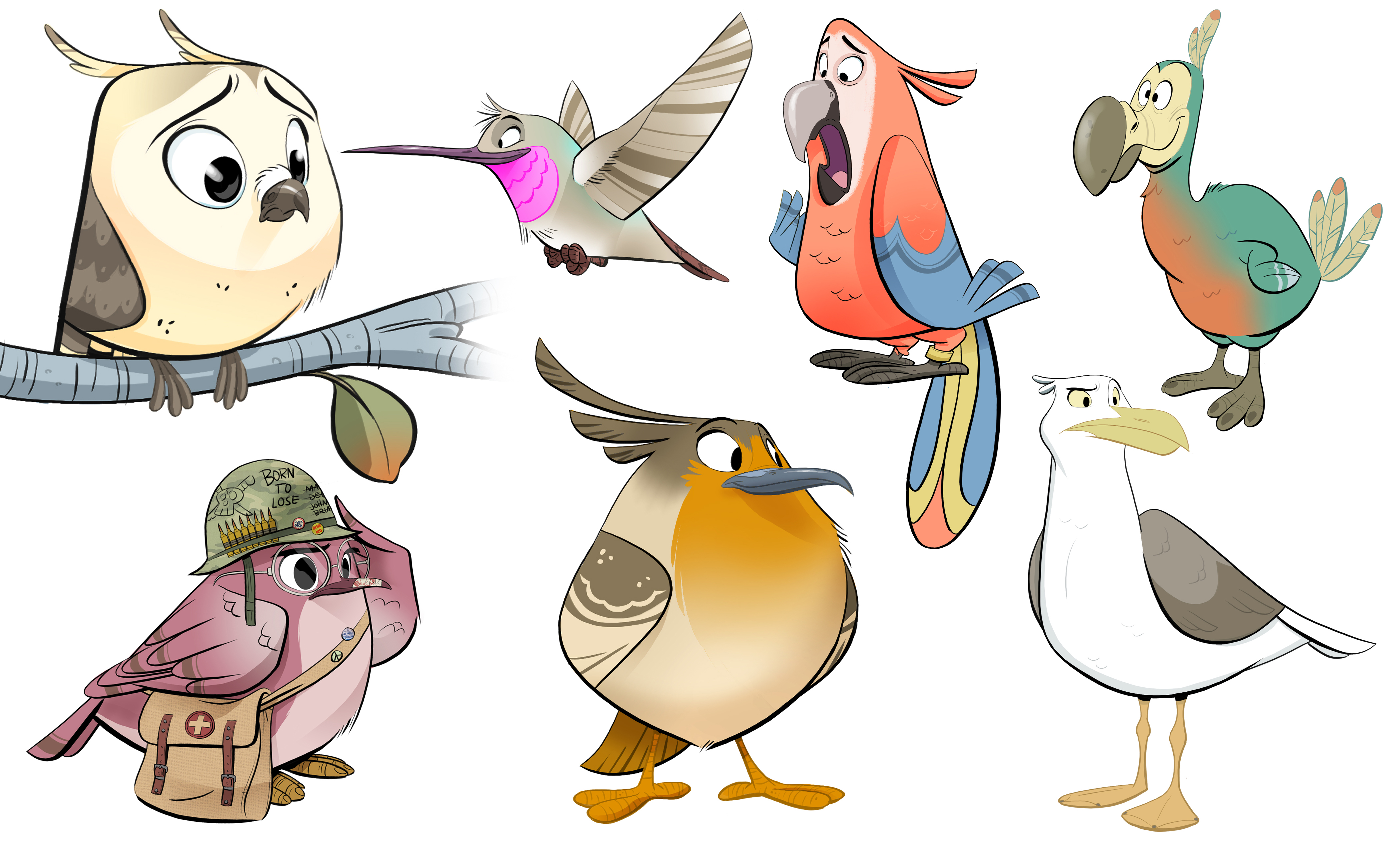Bird Character Design