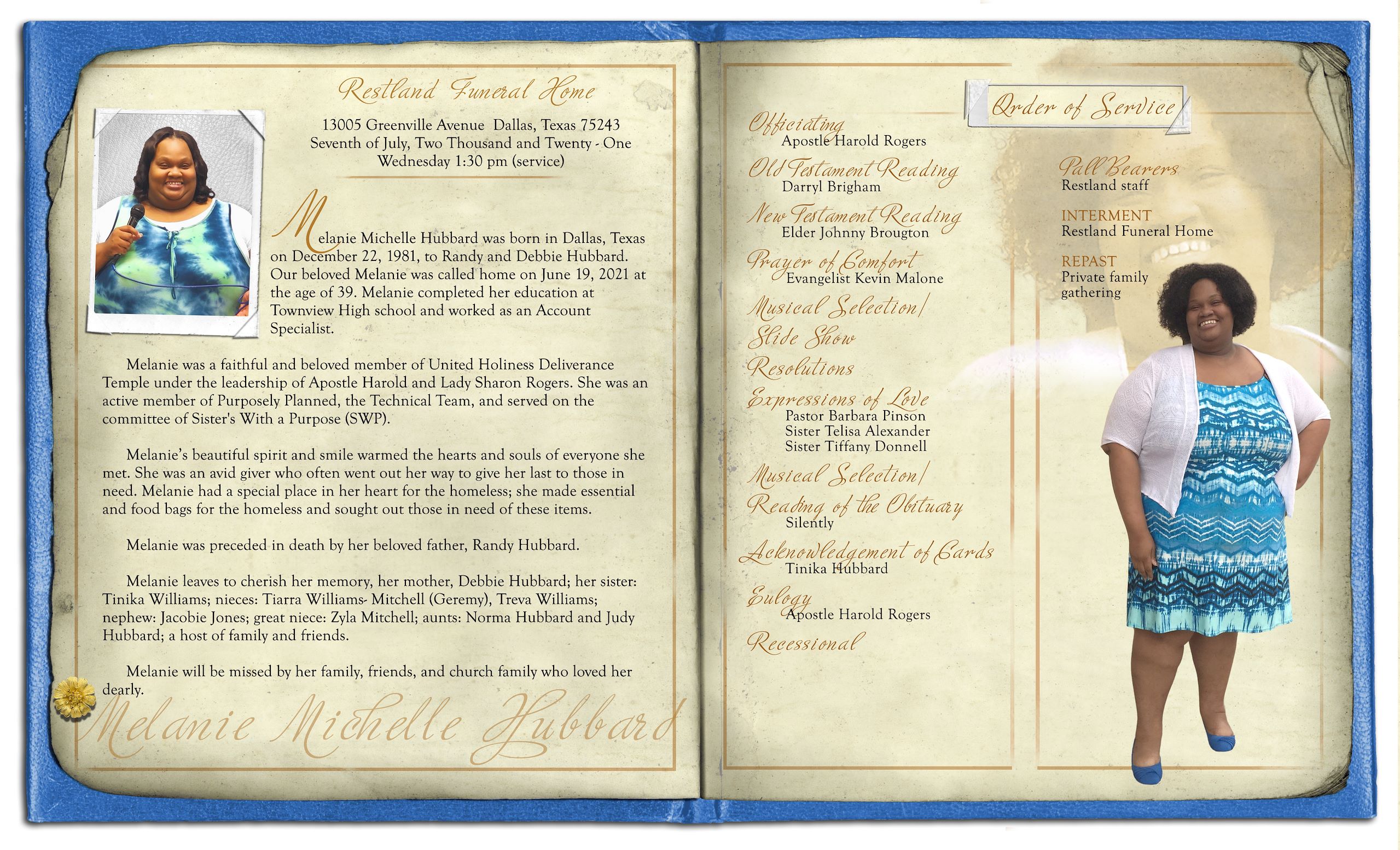 O Henry Obituary Samples - Aponda Mimo. Graphic and creative obituary ...