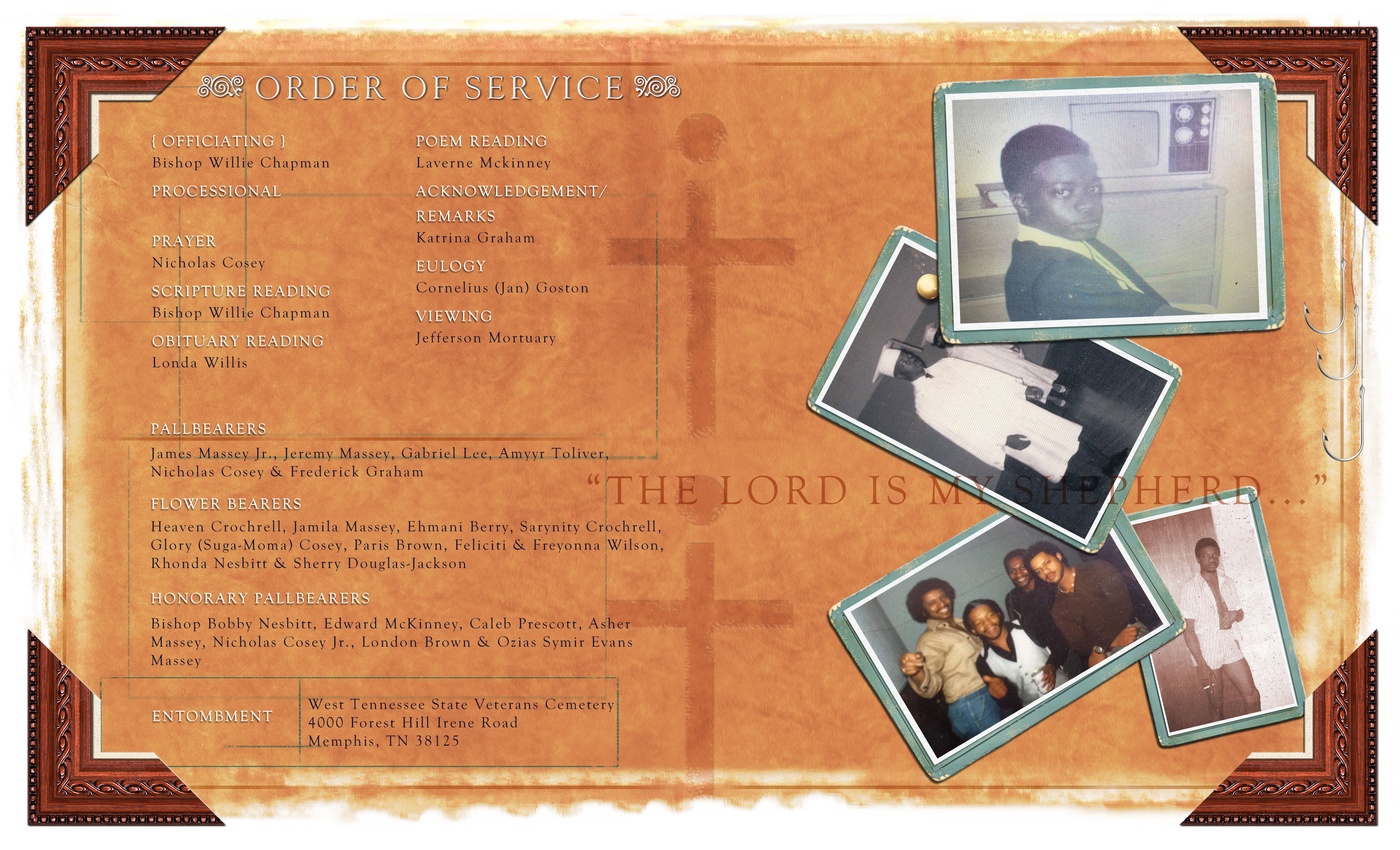 Masters Obituary Samples - Aponda Mimo. Graphic and creative obituary ...