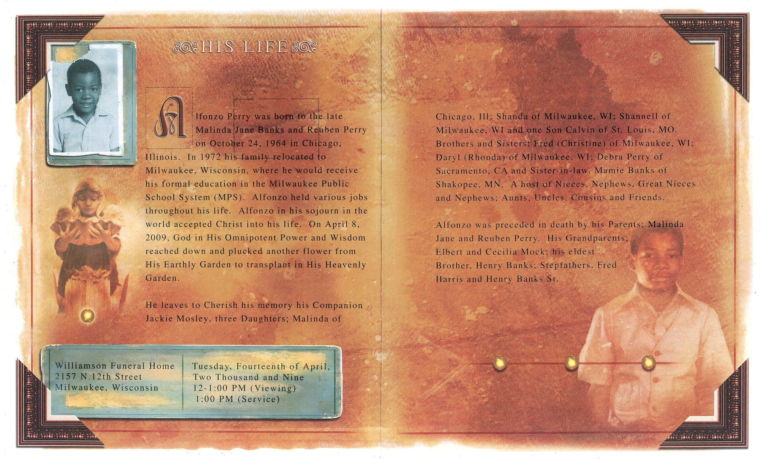 Masters Obituary Samples - Aponda Mimo. Graphic and creative obituary ...