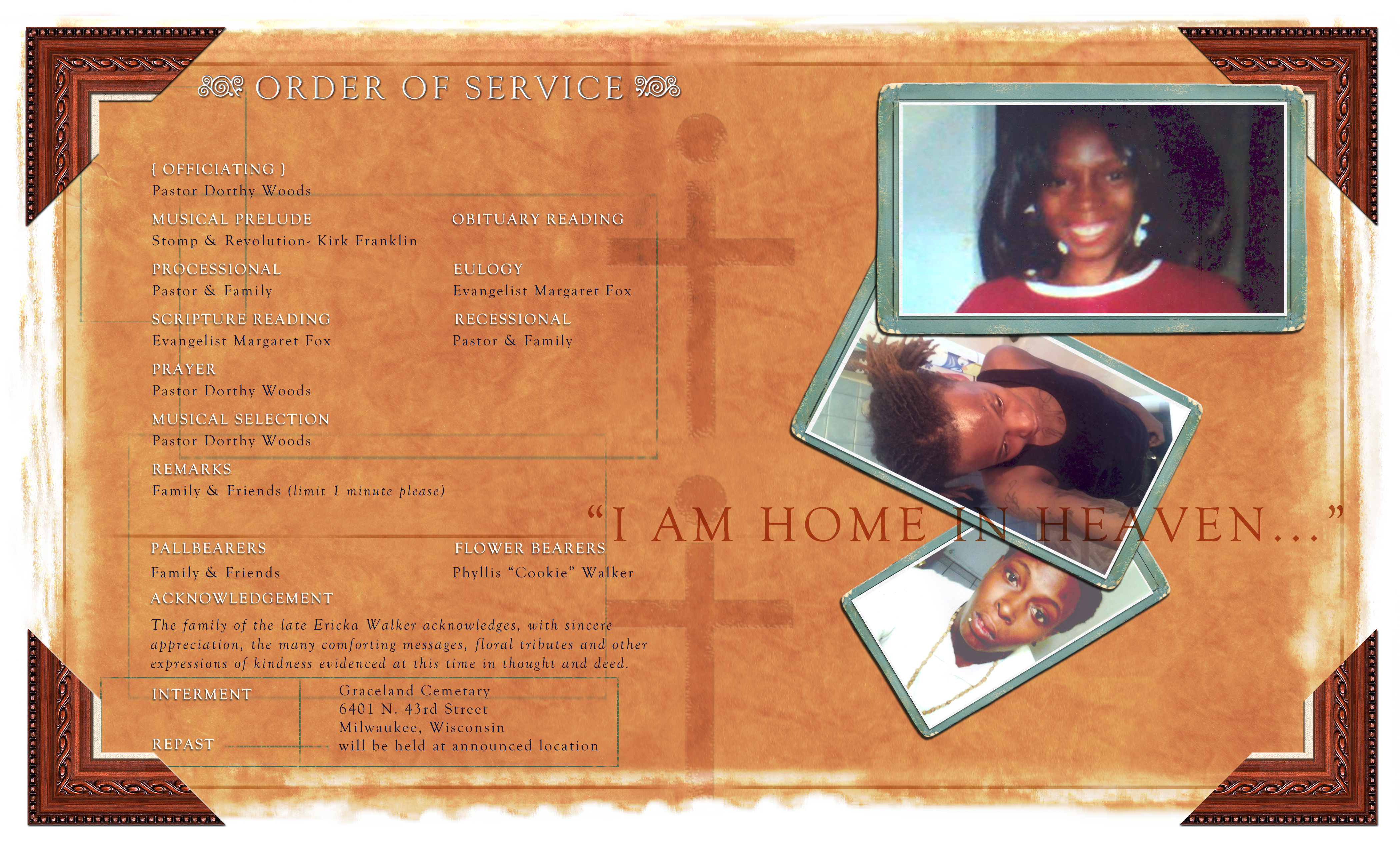 Masters Obituary Samples - Aponda Mimo. Graphic and creative obituary ...