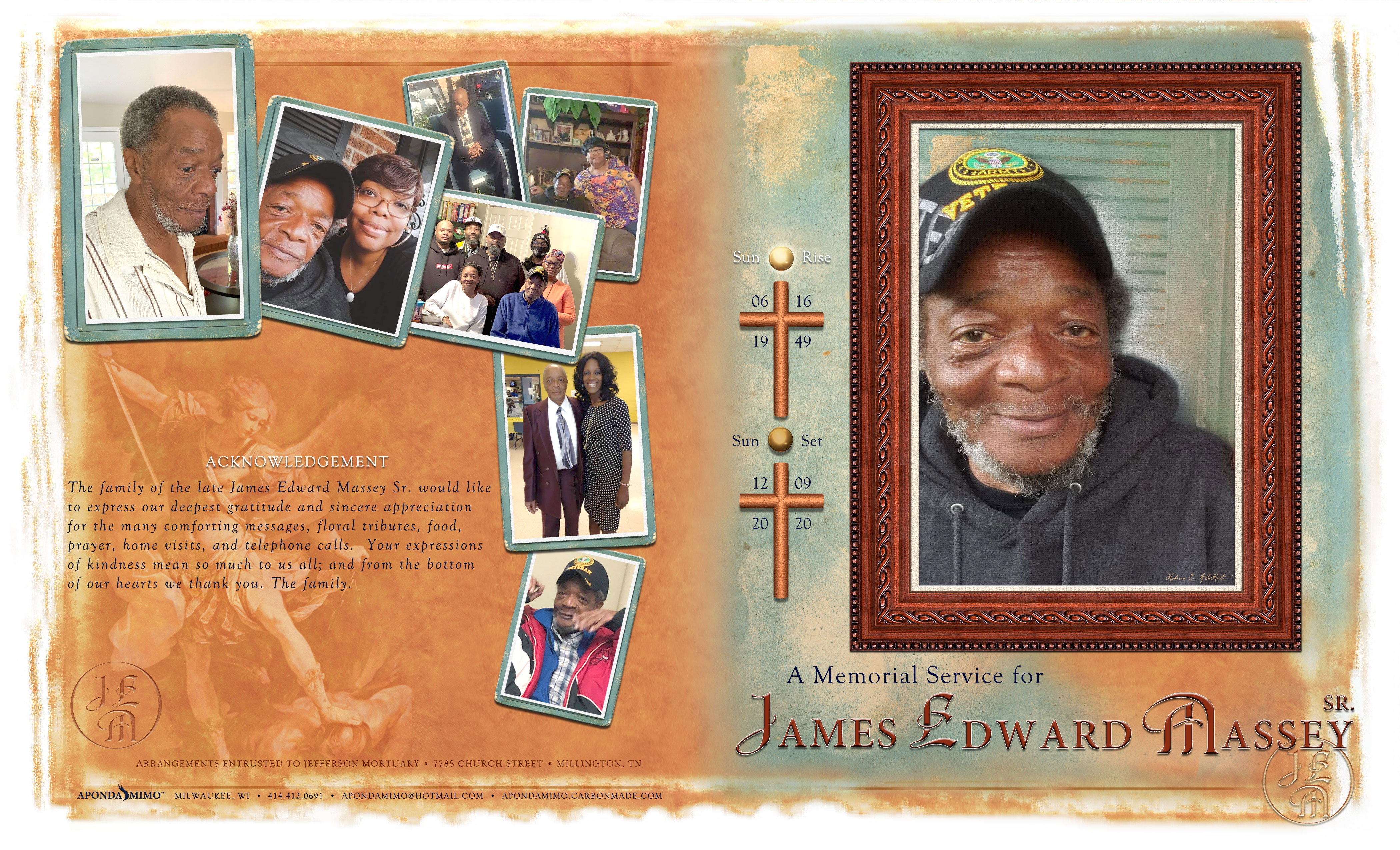 Masters Obituary Samples - Aponda Mimo. Graphic and creative obituary ...