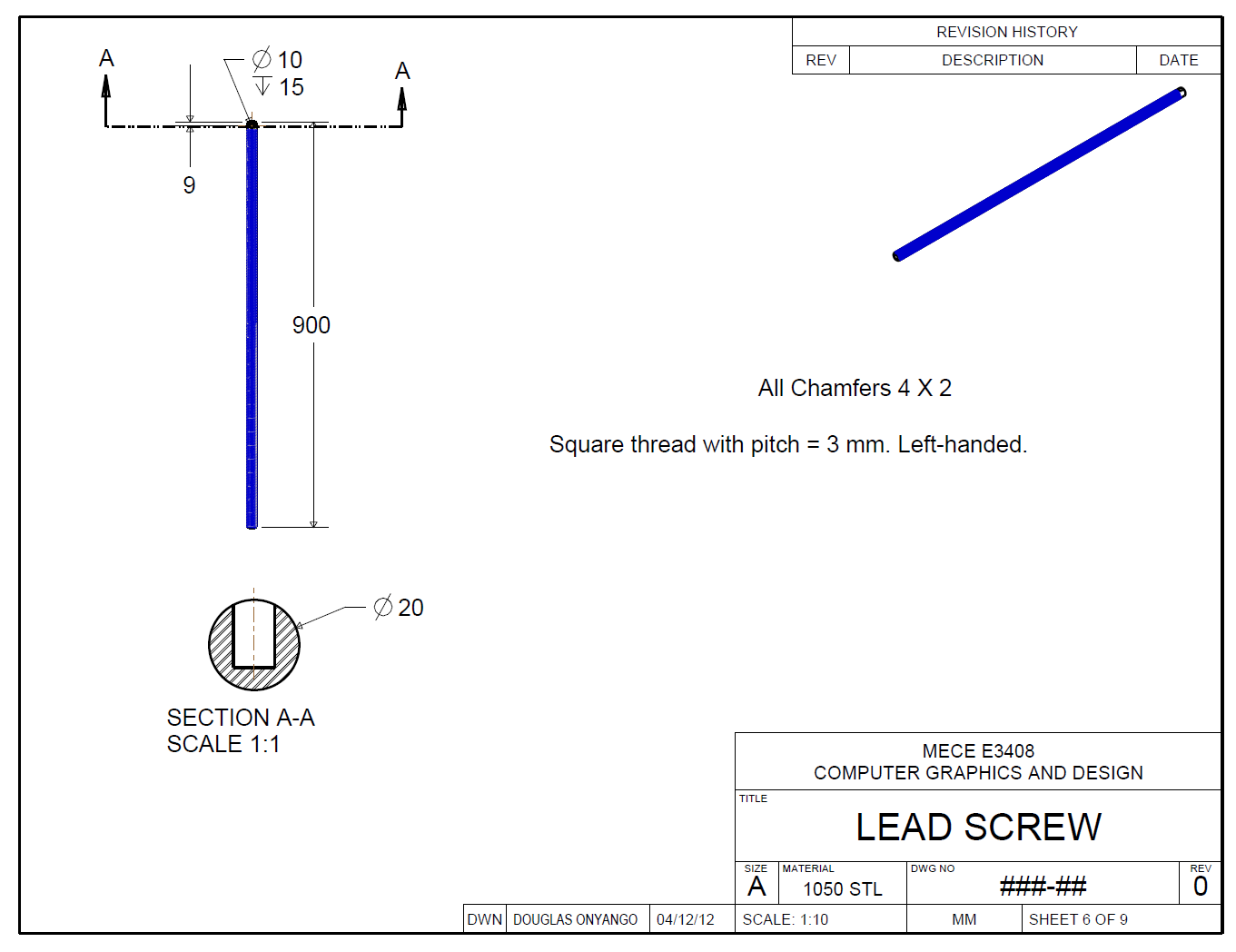 Car Jack CAD Design - Engineering Design Portfolio