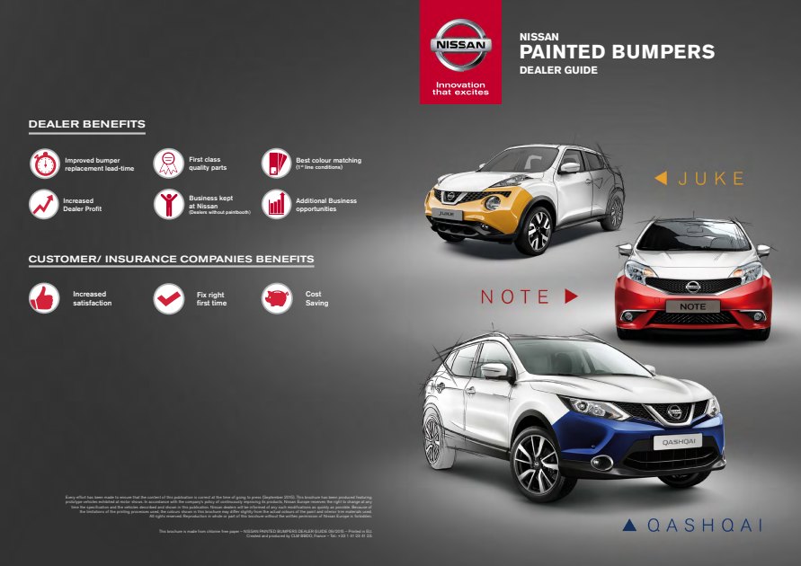Nissan Painted Bumpers Dealer Guide - Creative Director