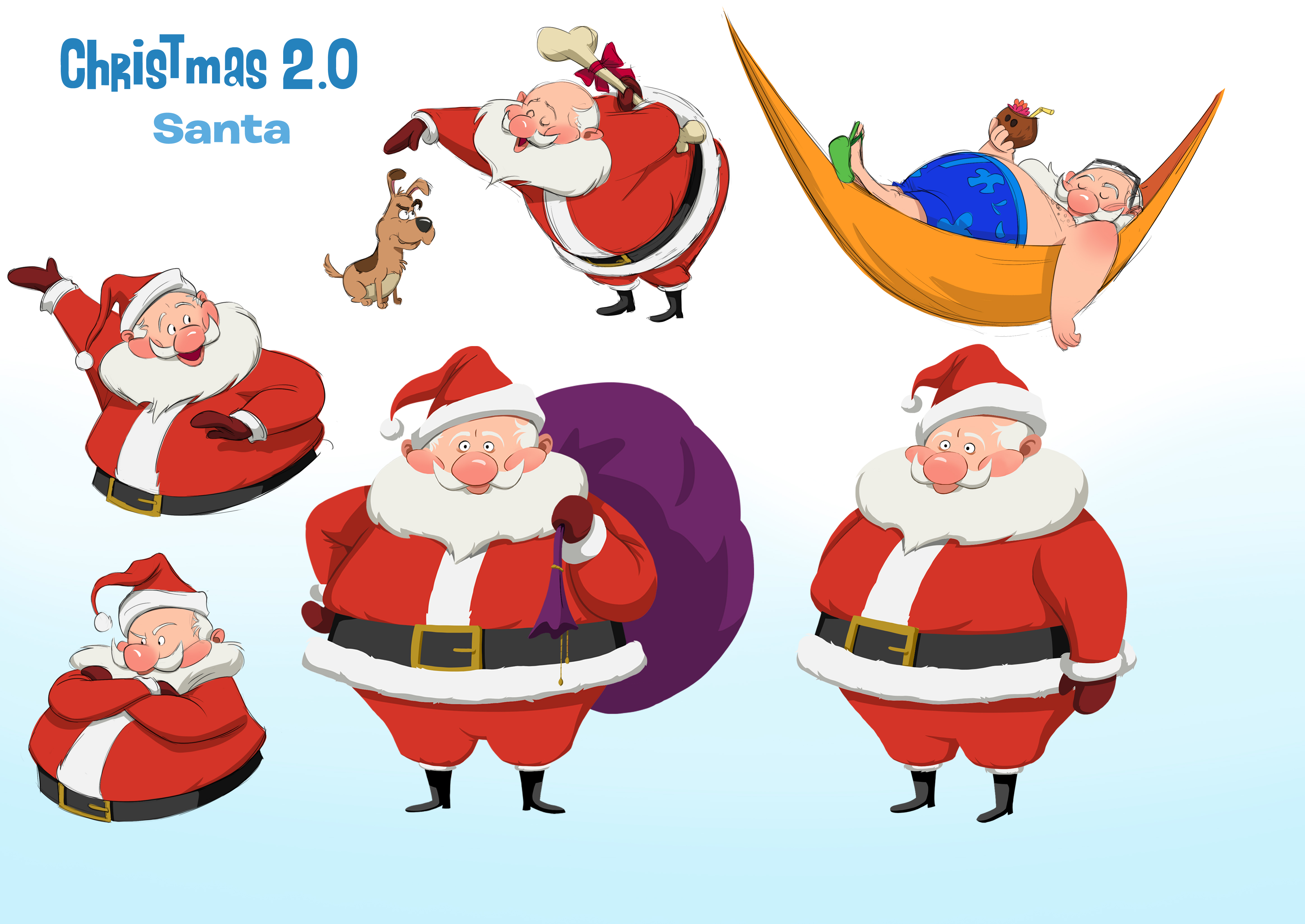 Christmas 2.0 Film Character Design & Background Style Guide - Claire ...