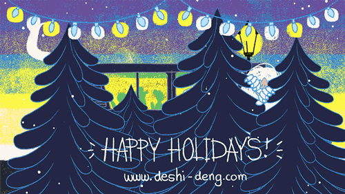 Happy Holidays Moving Gif