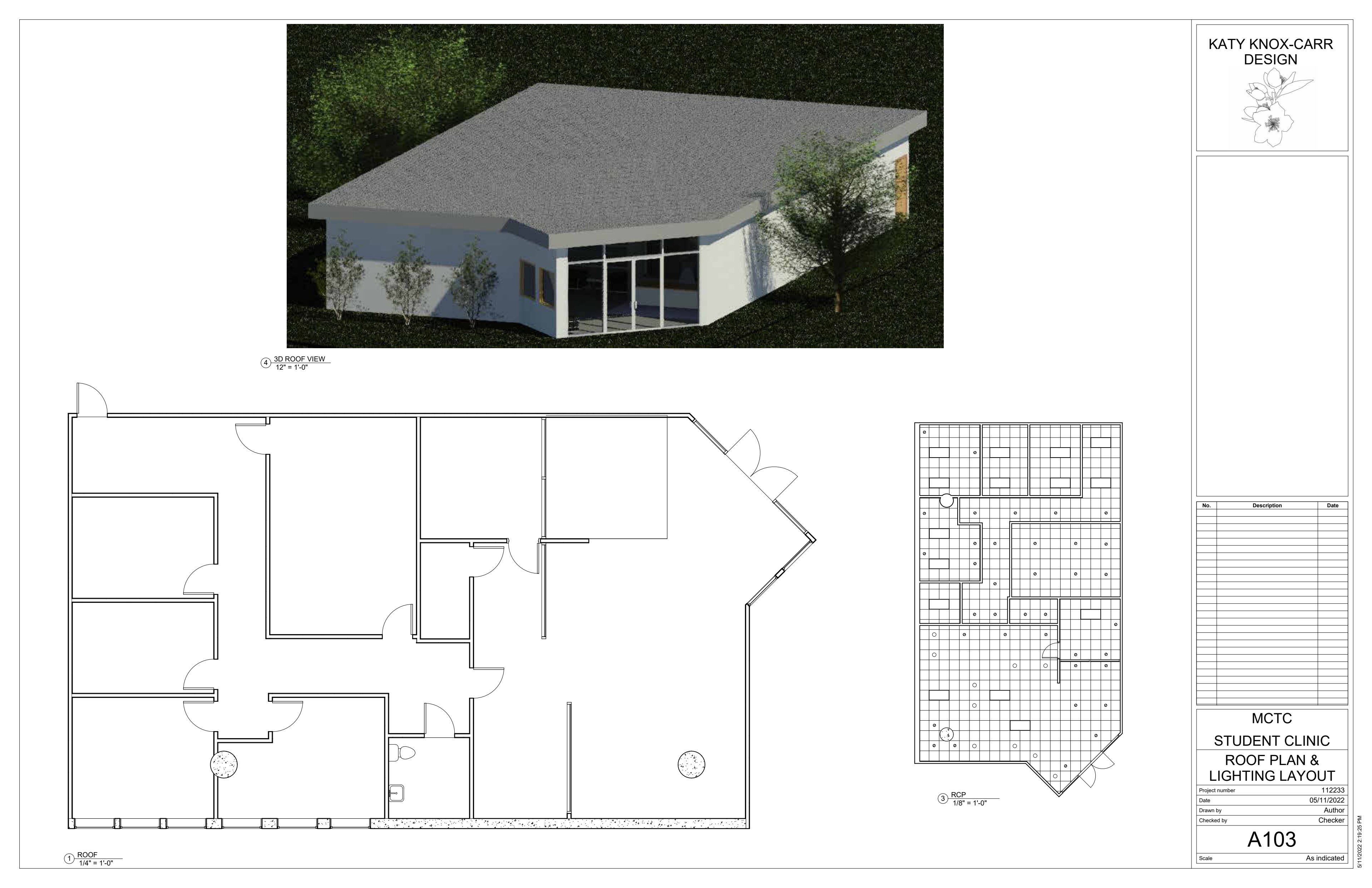Student Clinic made with Revit & AutoCAD - Katy Knox-Carr Design