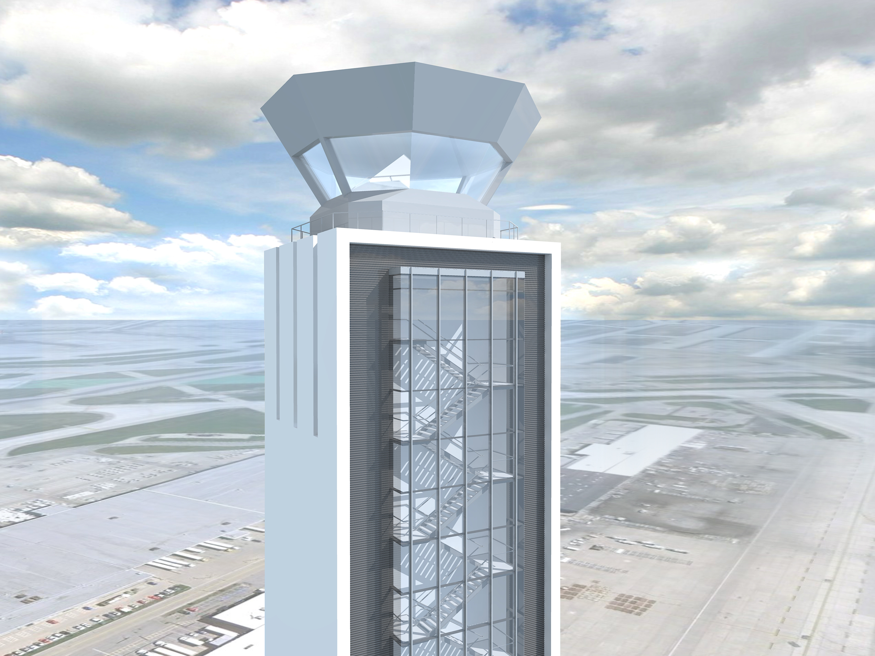 O’Hare South Air Traffic Control Tower - The Work
