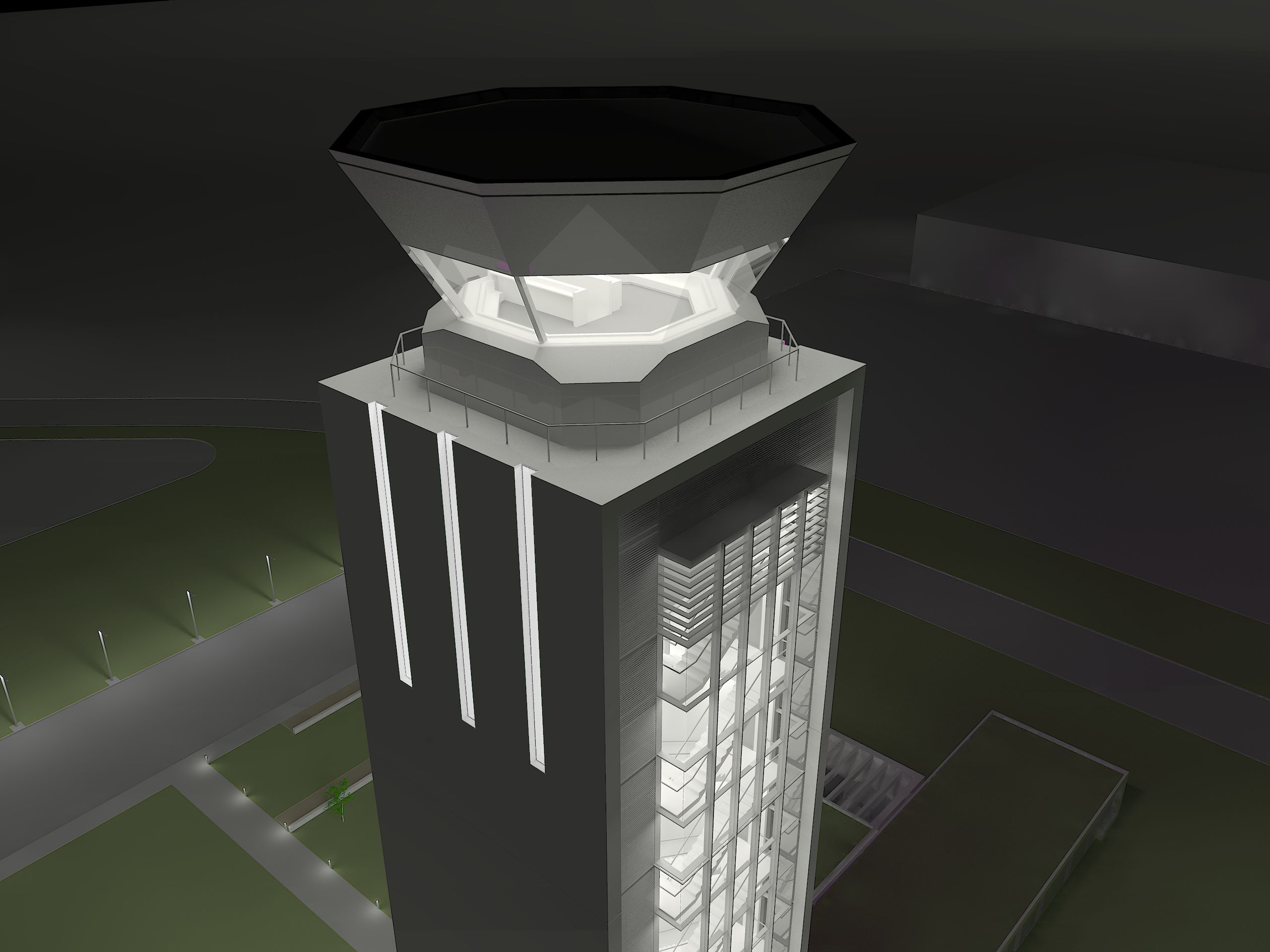 O’Hare South Air Traffic Control Tower - The Work