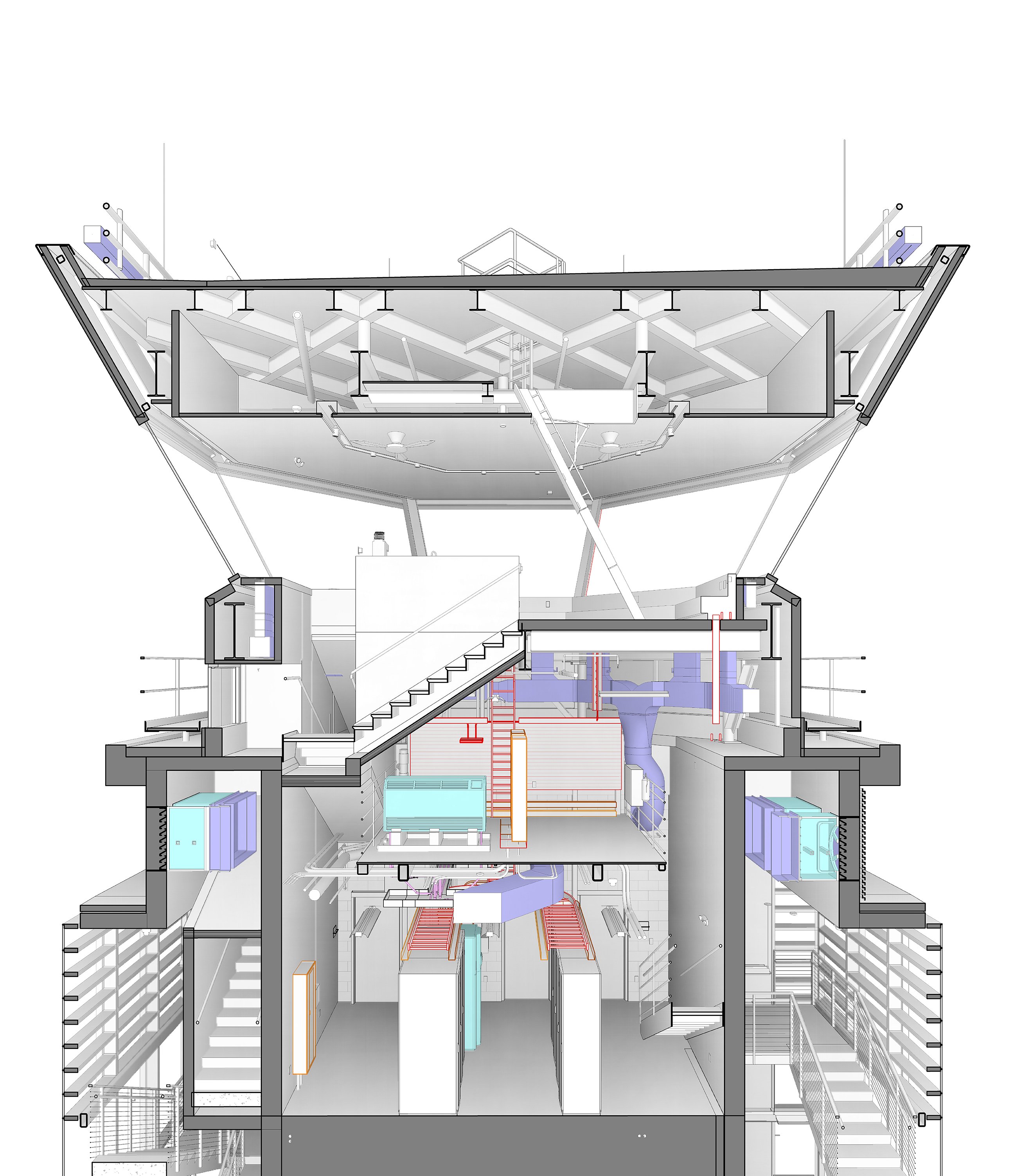 O’Hare South Air Traffic Control Tower - The Work