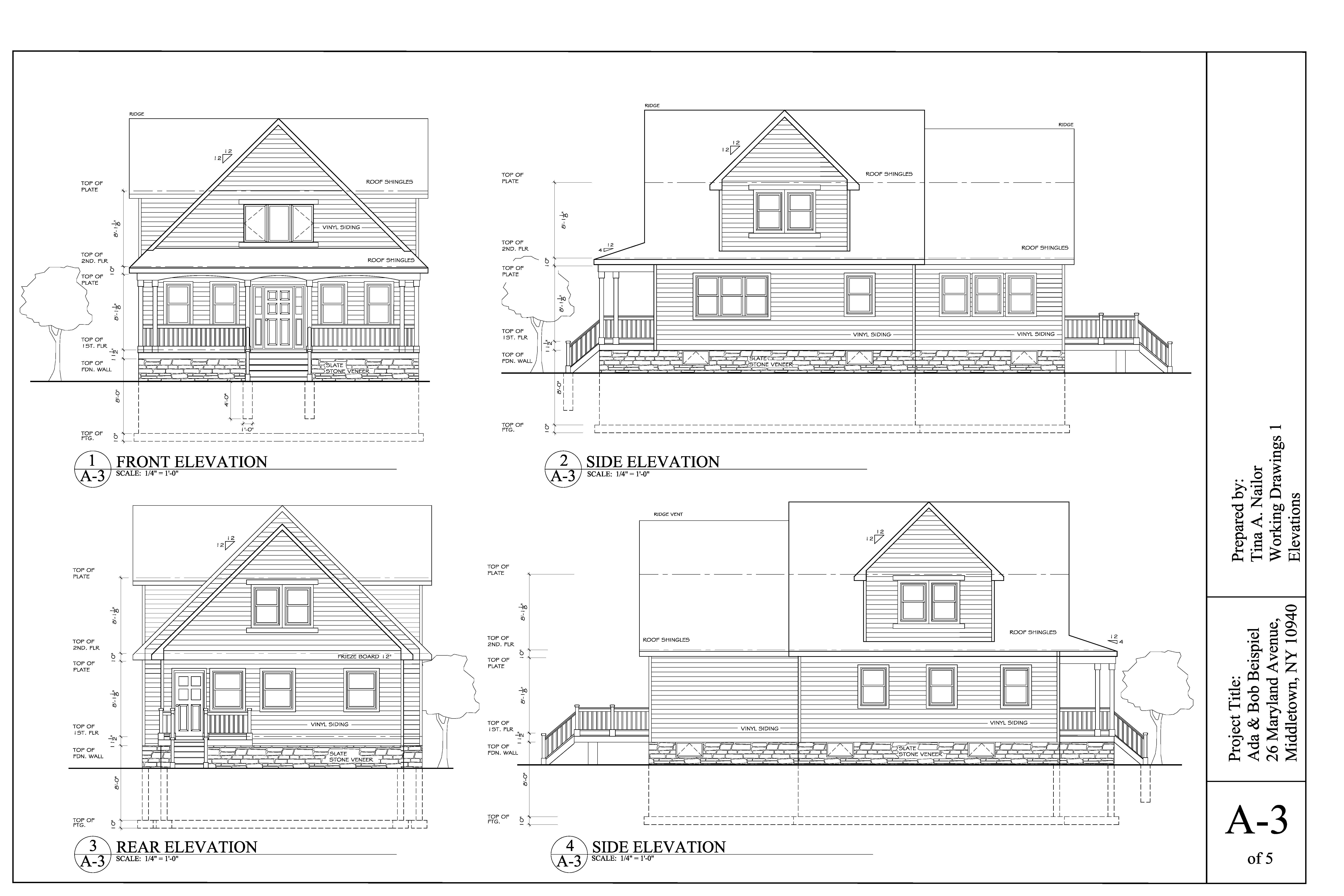 Construction Drawings - T. A. Nailor