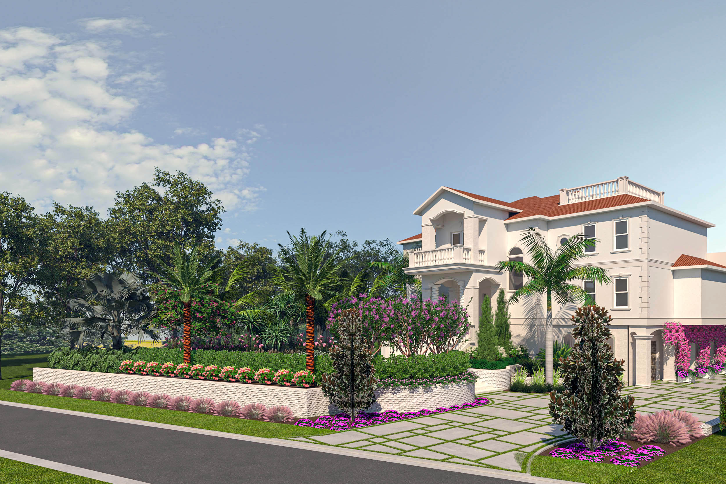 Tropical & Flowers_Casey Key FL - TreeHouse Designers