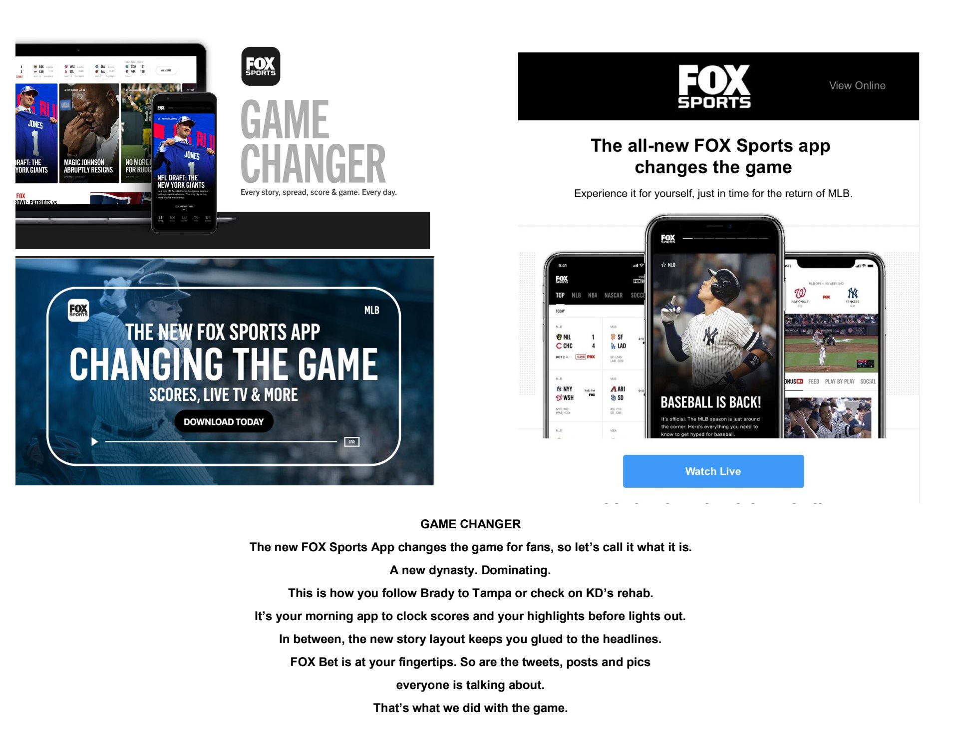 FOX Sports App and FOXSports.com - David Neipris