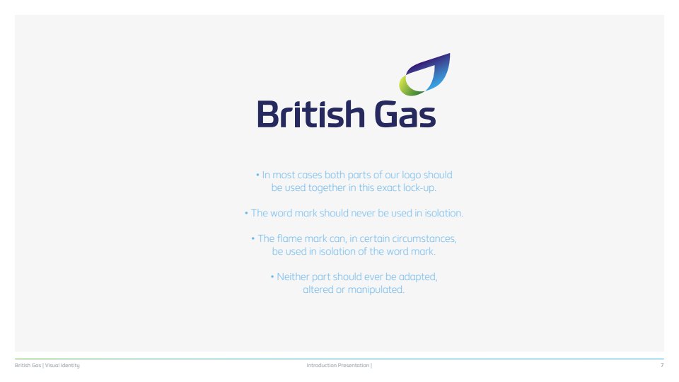 British Gas Rebrand 'A slice of life' - Creative Director and Designer ...