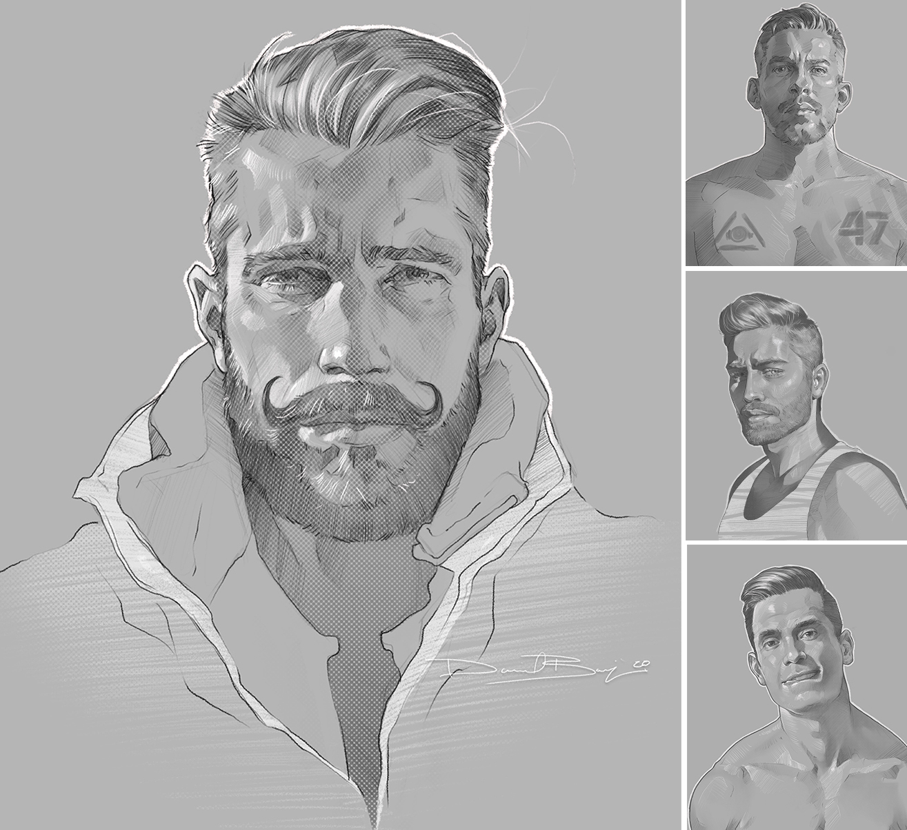 DIGITAL PORTRAITS - DANIEL BARAJAS / artist