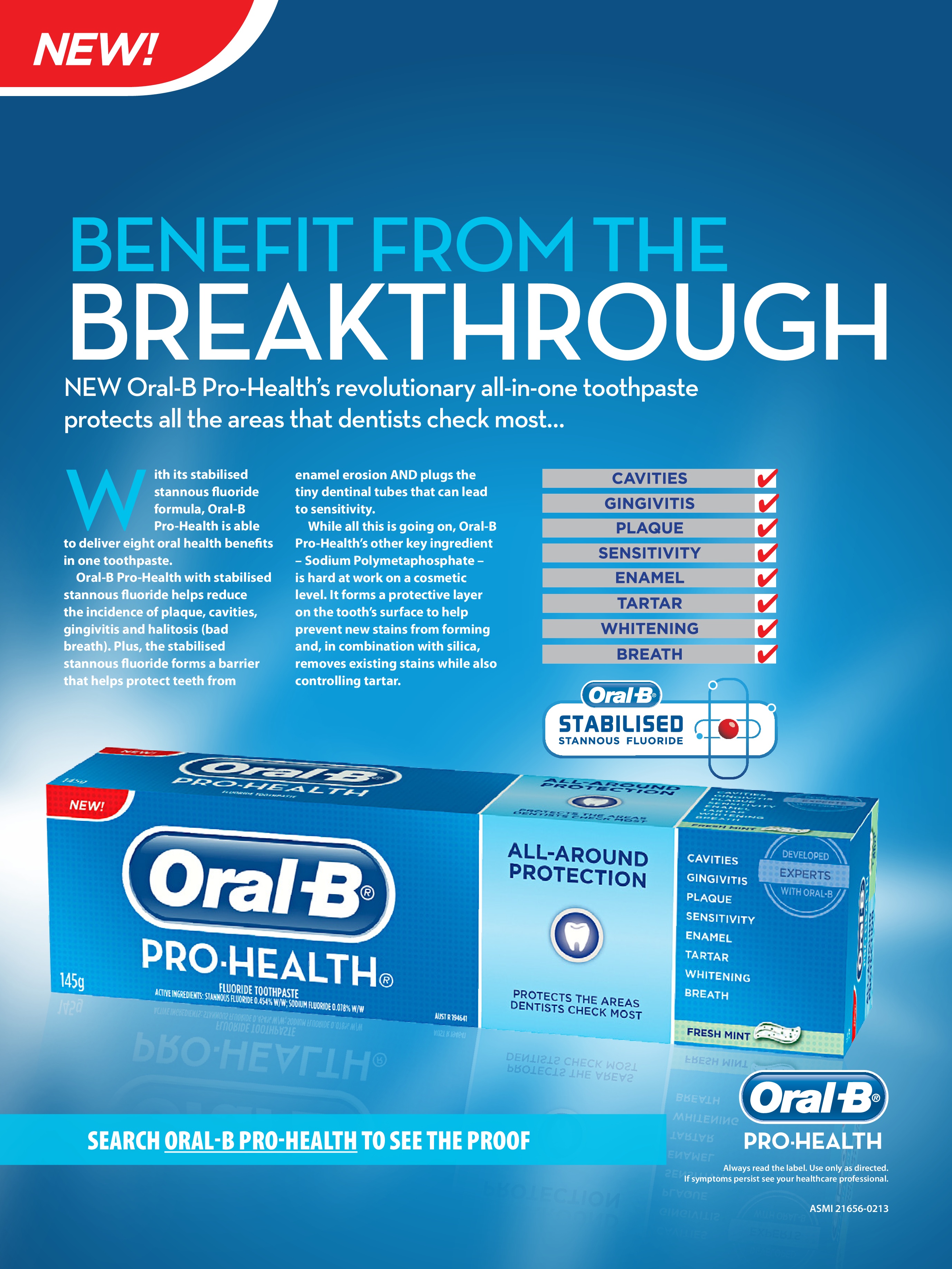 Magazine Advertisement Toothpaste