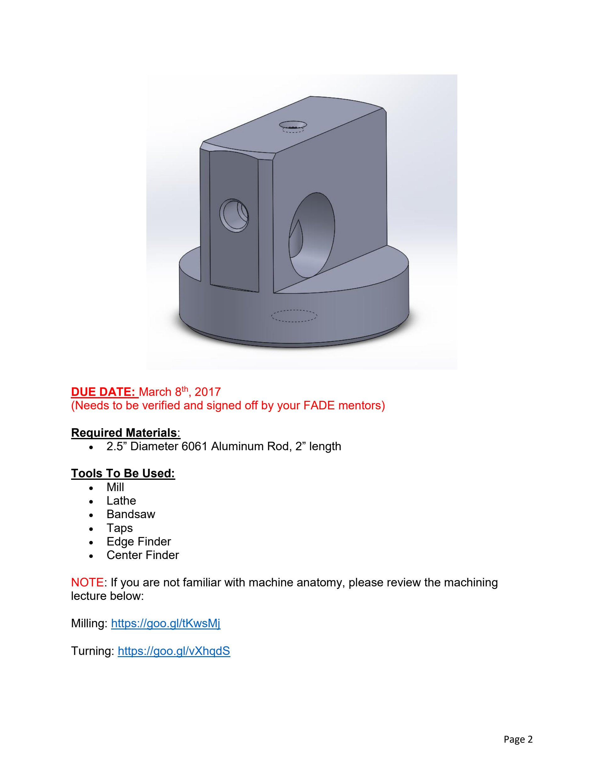 DIY Machining Project Guide: Vortex Block - Sean Oh : Project Portfolio