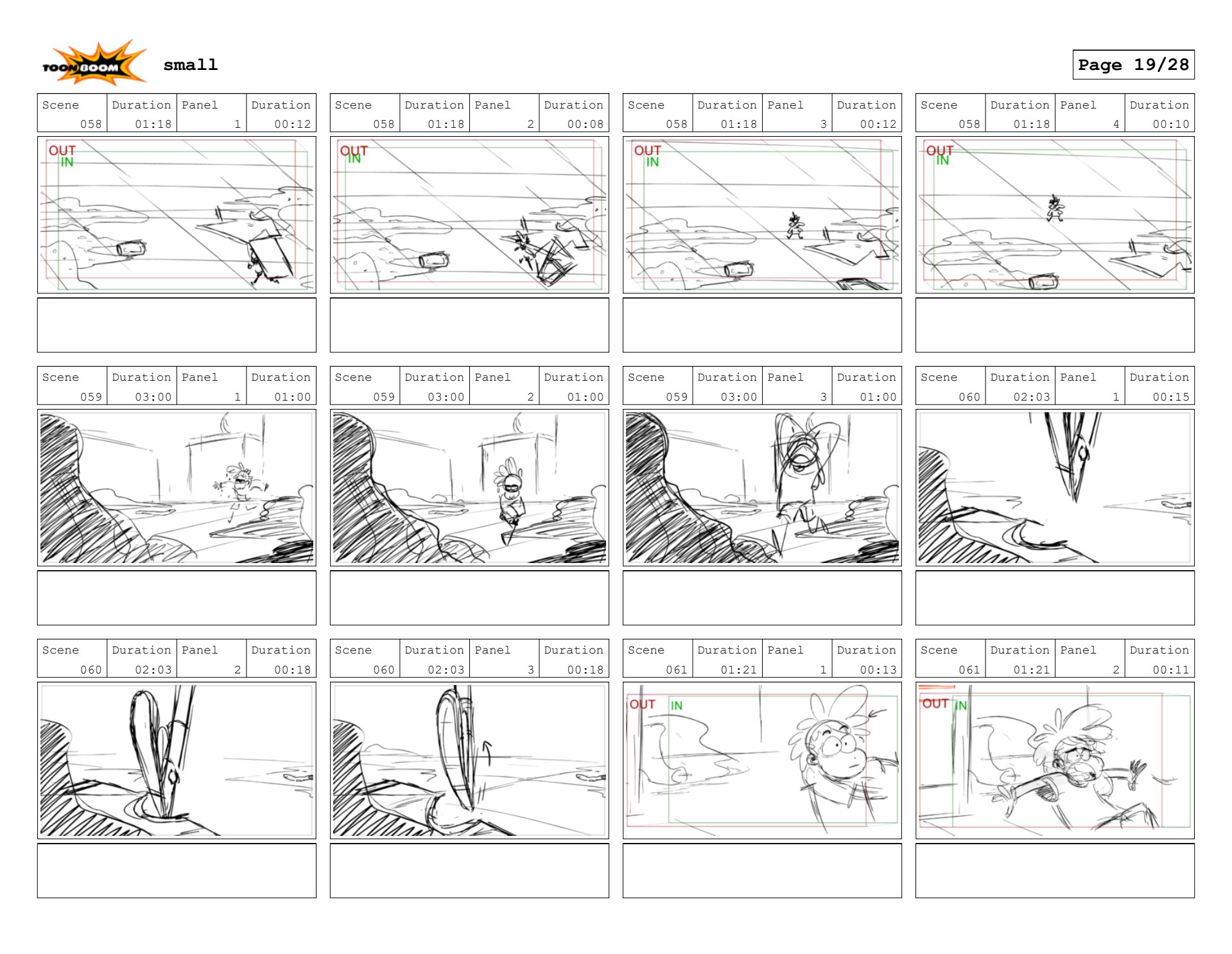 Small Storyboards - Art of Rebecca McVeigh