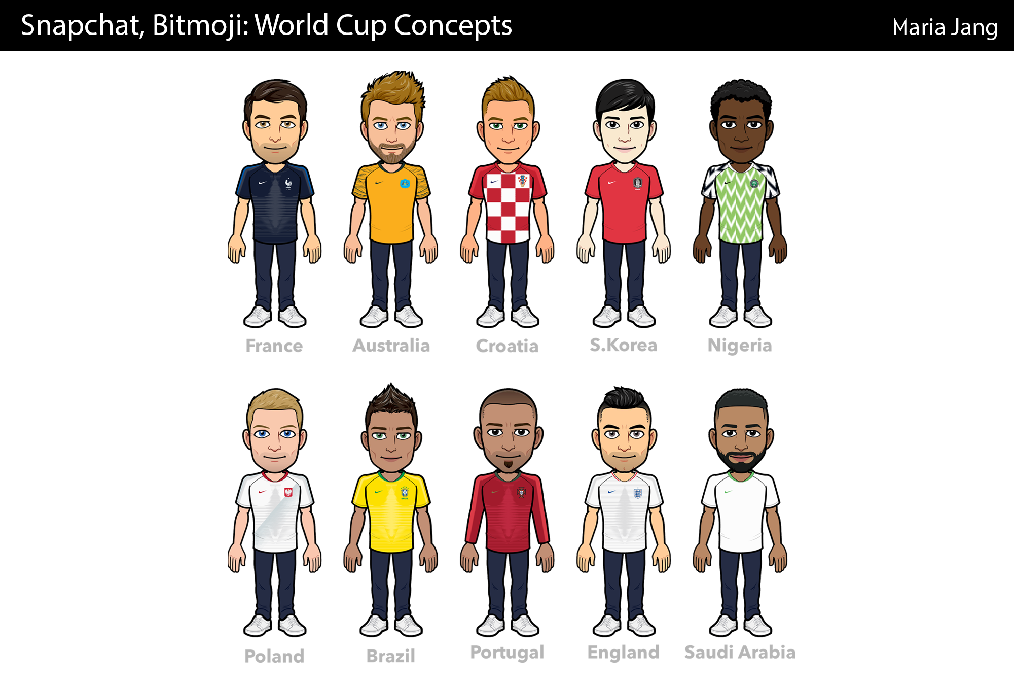 Snapchat, Bitmoji Work - Maria Jang