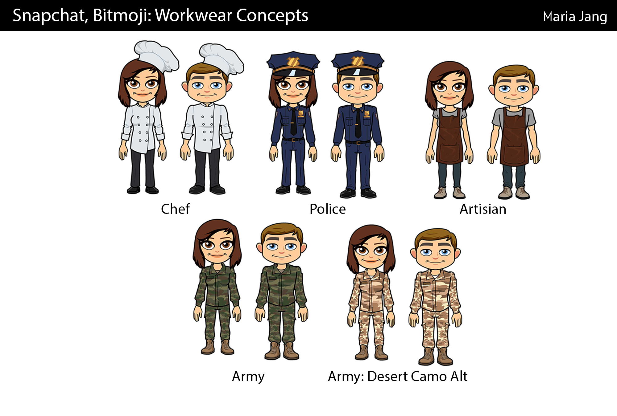Snapchat, Bitmoji Work - Maria Jang