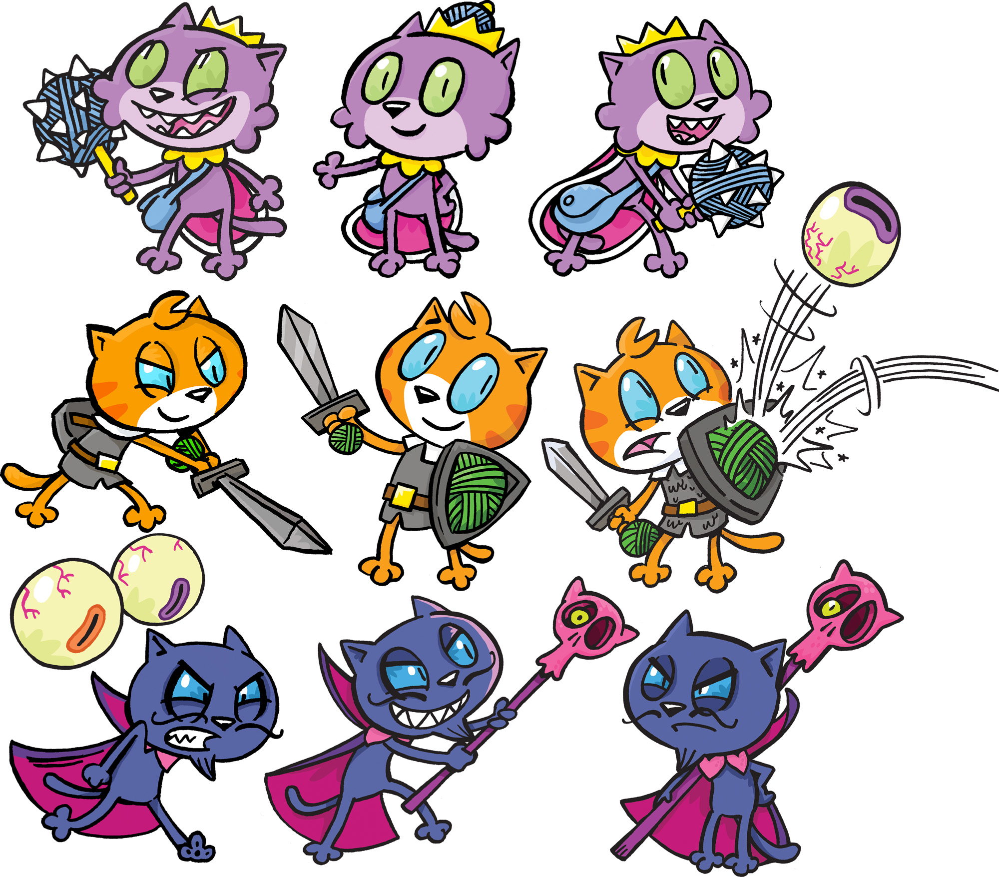 Kitty Quest Graphic Novel - Phil Corbett Illustration & Character ...