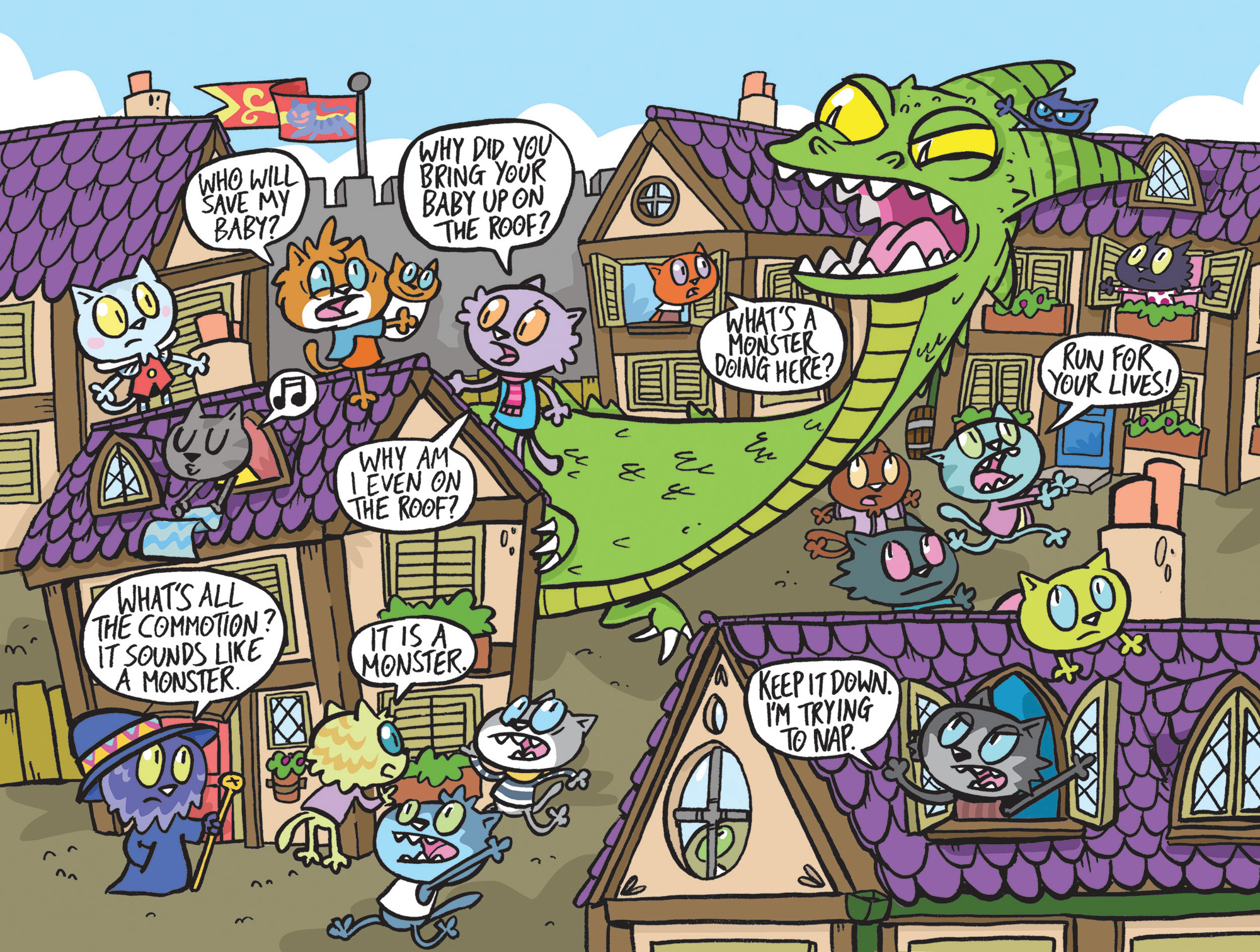 Kitty Quest Graphic Novel - Phil Corbett Illustration & Character ...