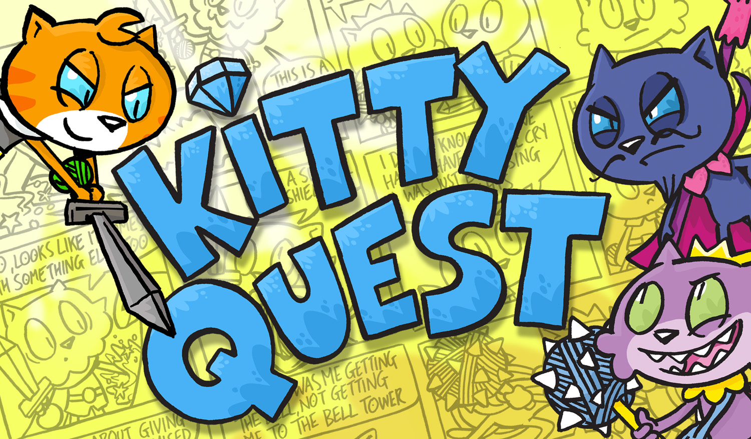Kitty Quest Graphic Novel - Phil Corbett Illustration & Character ...