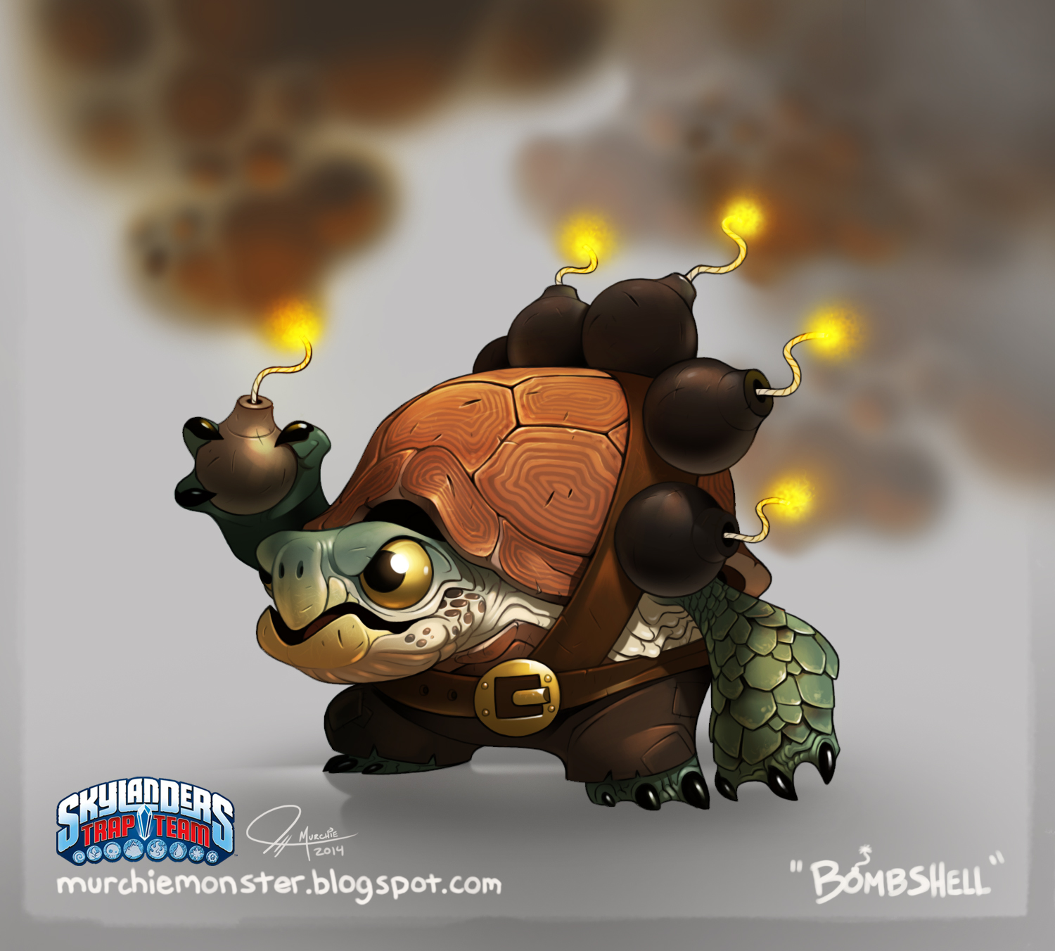Skylander Concept Sketches - The Art of Jeff Murchie