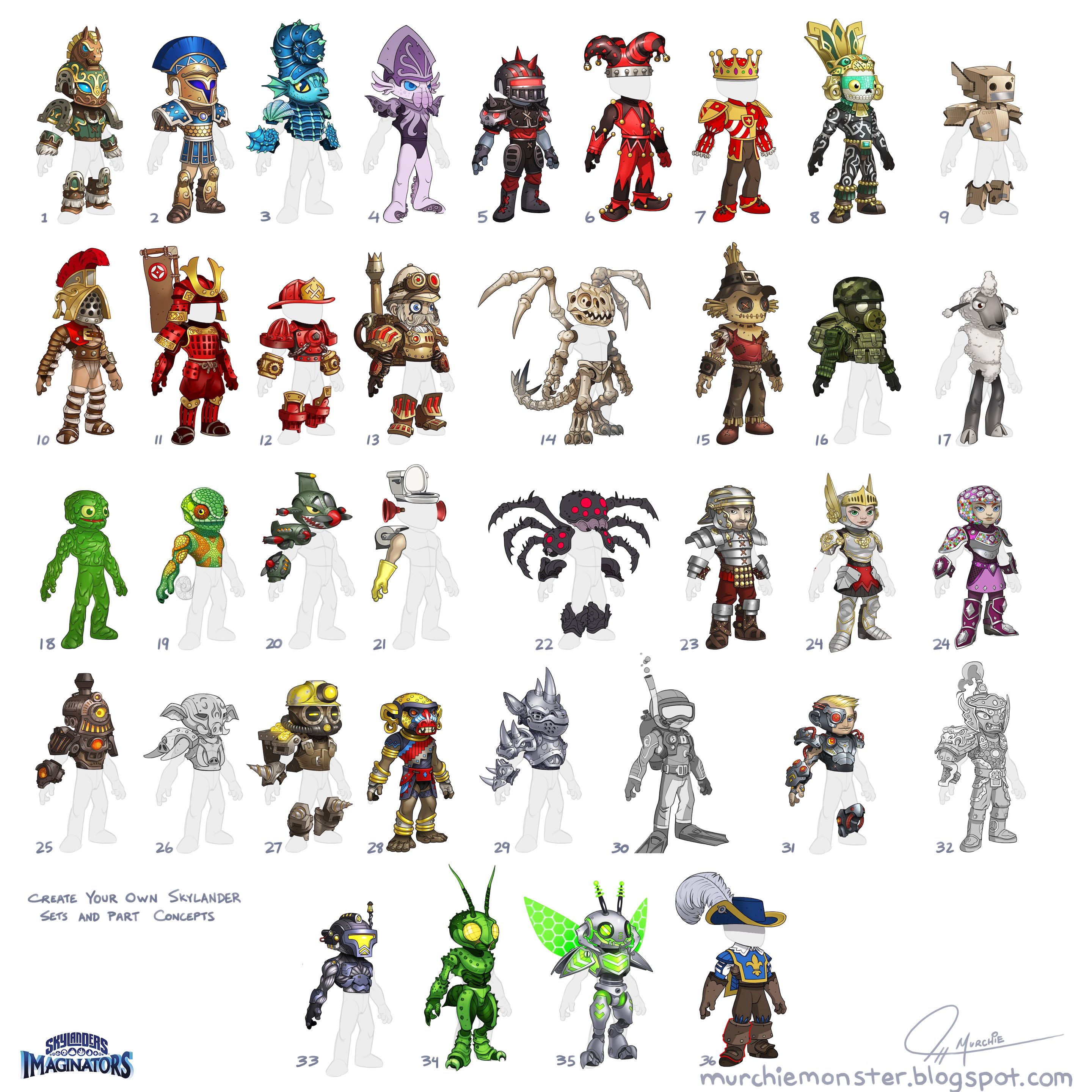 Create Your Own Skylander Concepts for "Skylanders: Imaginators" - The ...