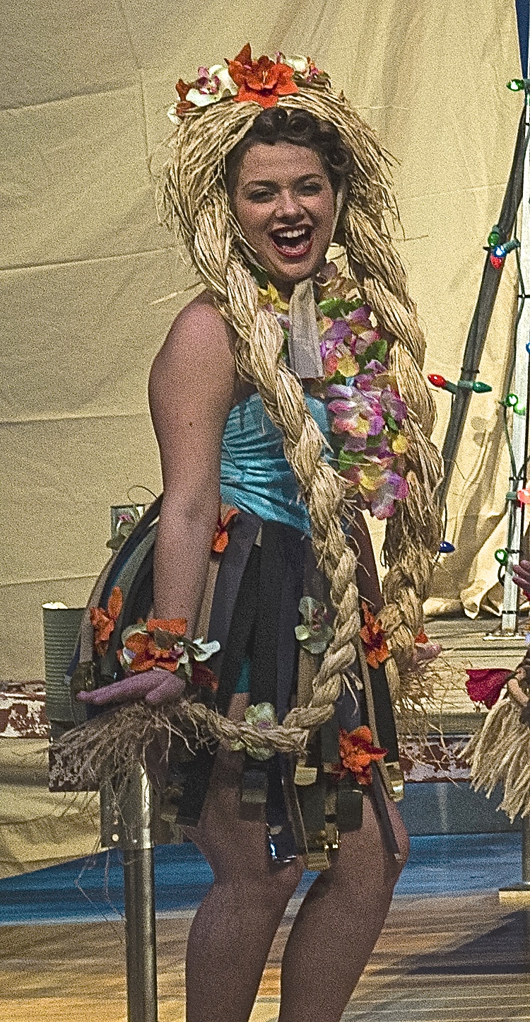 Follies Grass Skirt Wigs - William Andrew Young