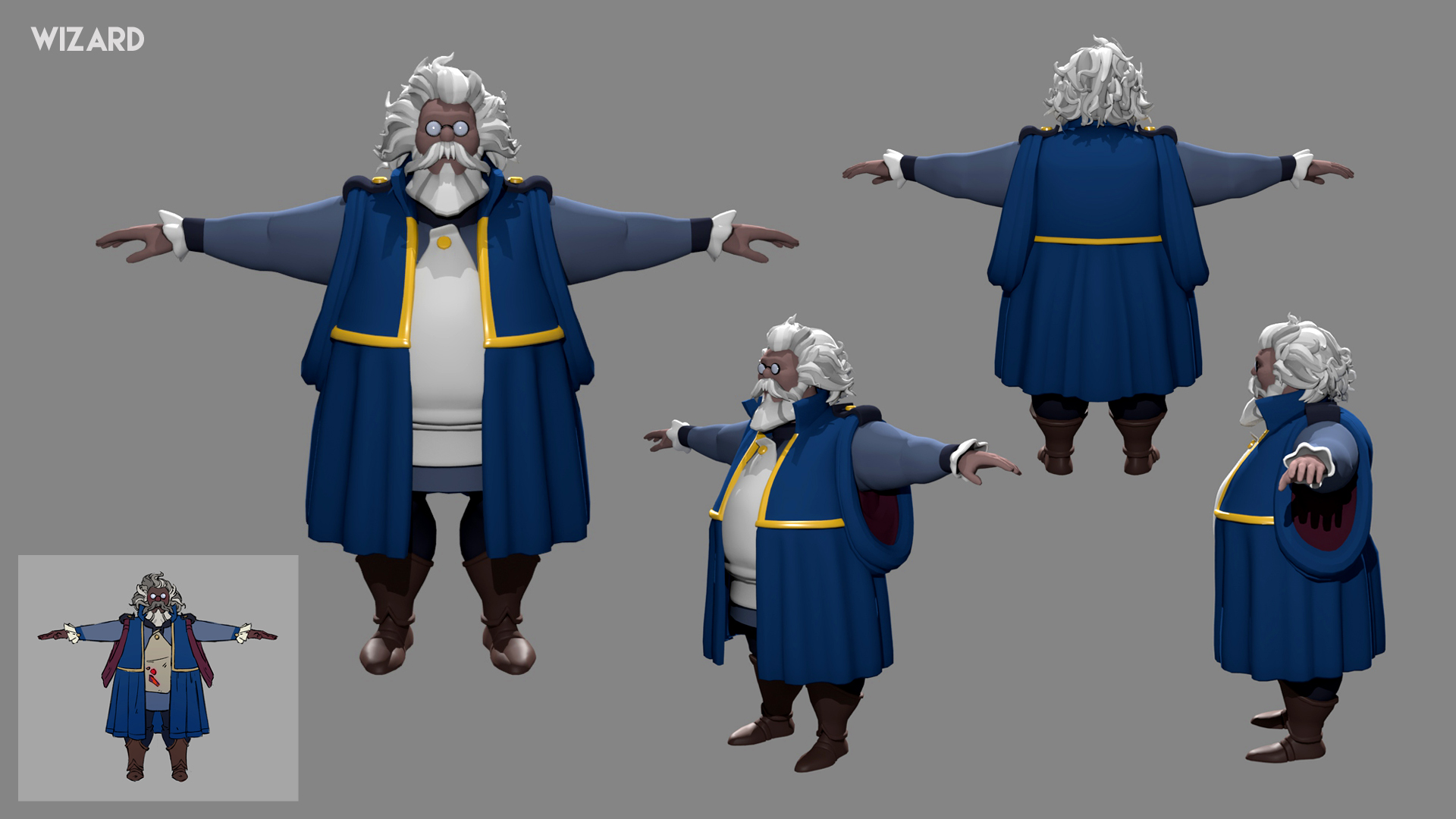 Game Character Model Sheet