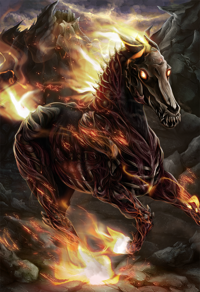 Nightmare Horse Wallpaper